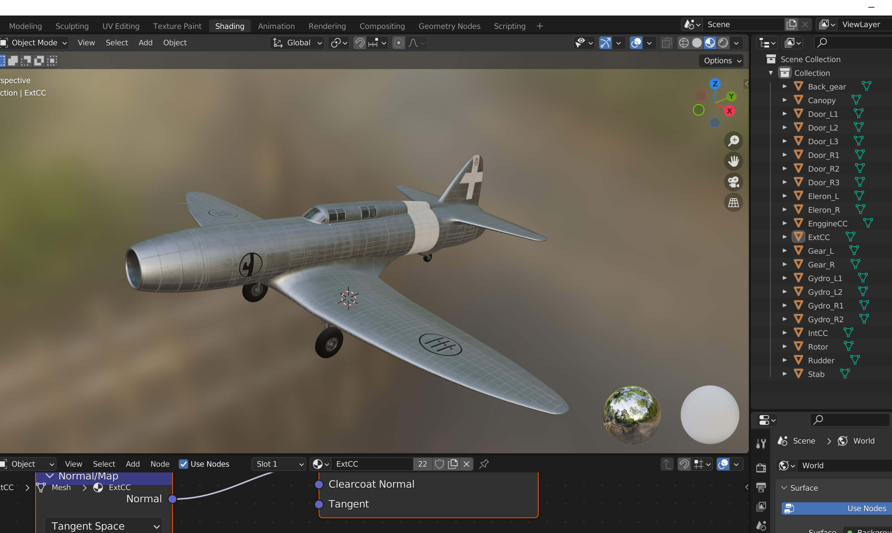 Caproni Campini Jet Fighter - 3D Model by citizensnip