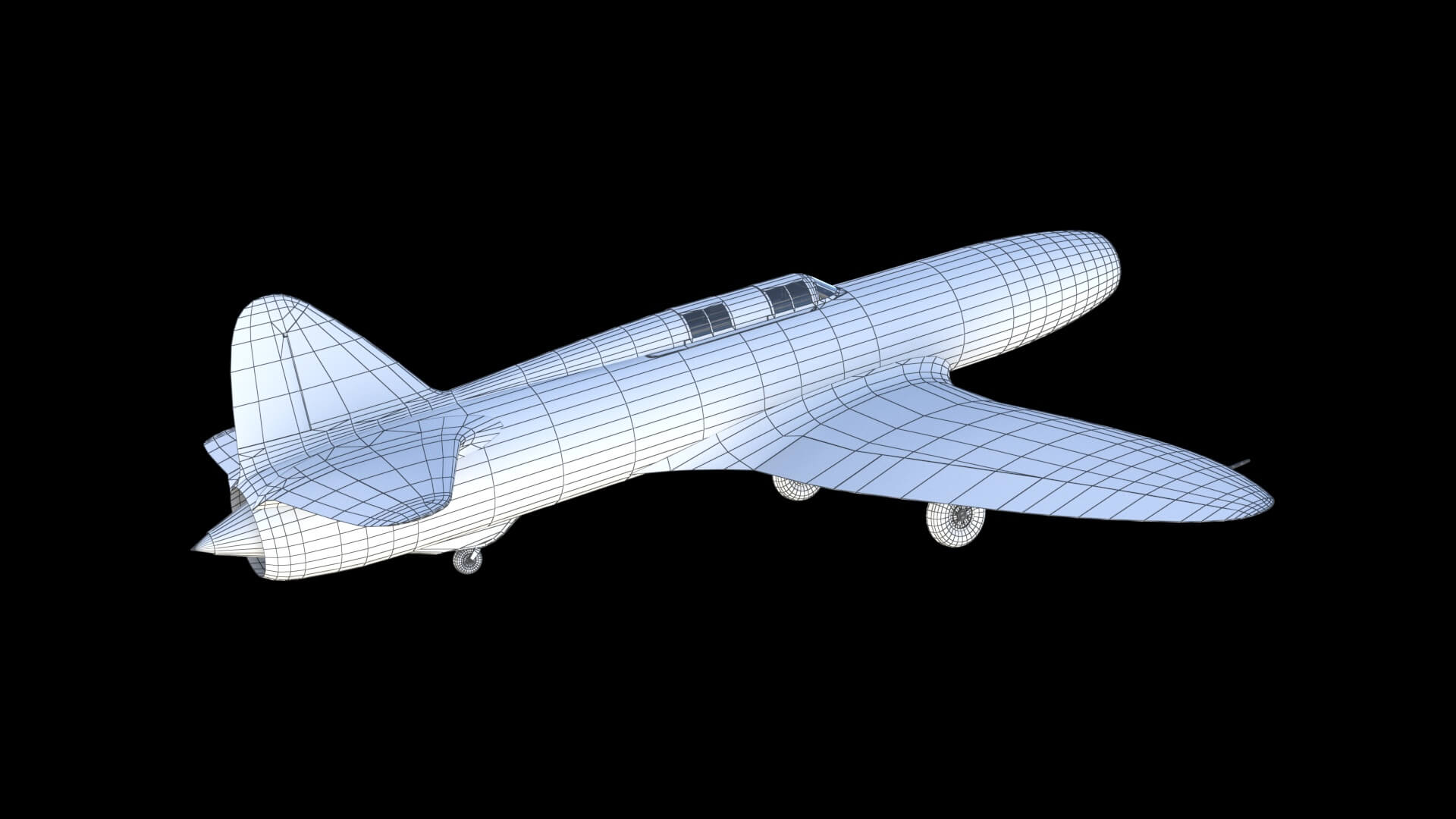 Caproni Campini Jet Fighter - 3D Model by citizensnip