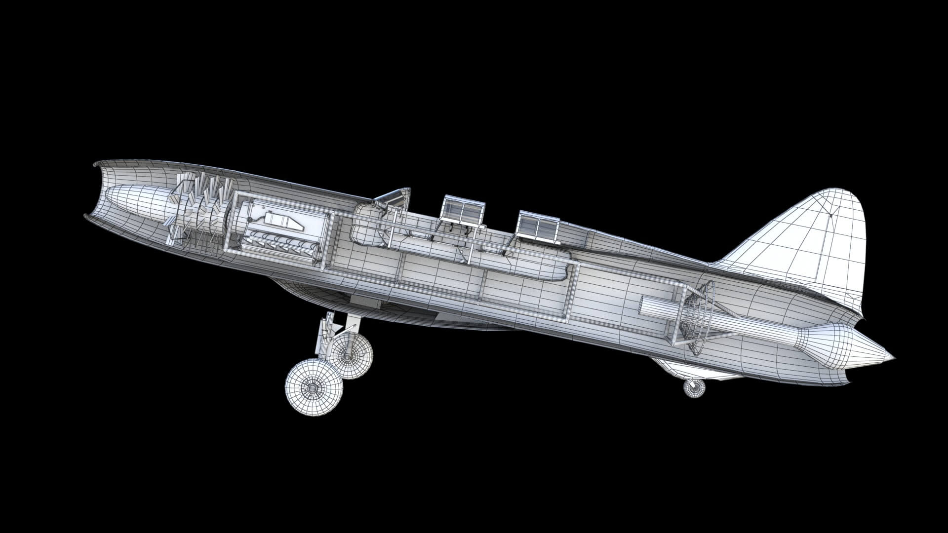 Caproni Campini Jet Fighter - 3D Model by citizensnip