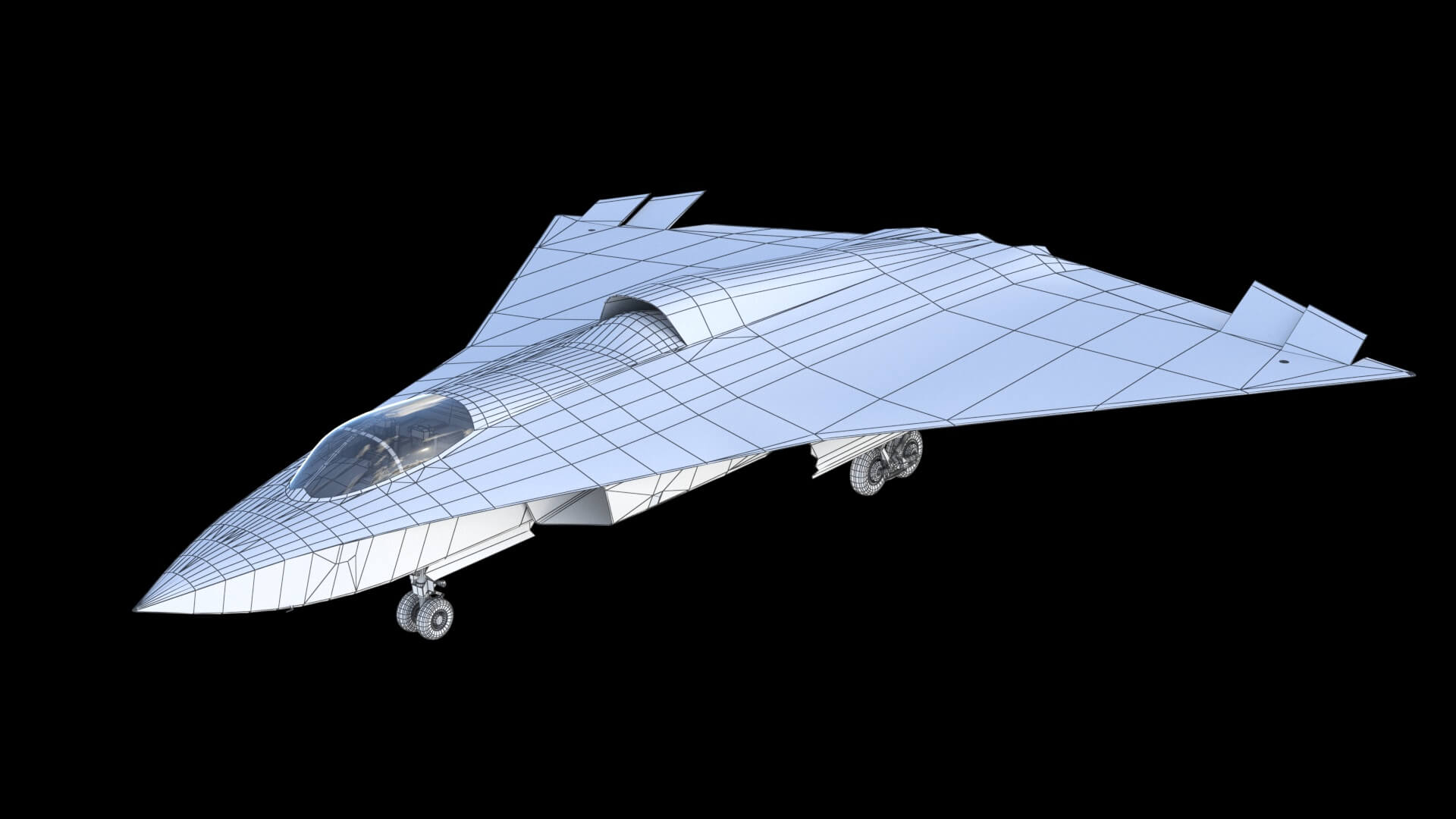 Chengdu J-36 Stealth Fighter 3D Model by citizensnip