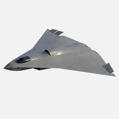 Chengdu J-36 Stealth Fighter 3D Model by citizensnip