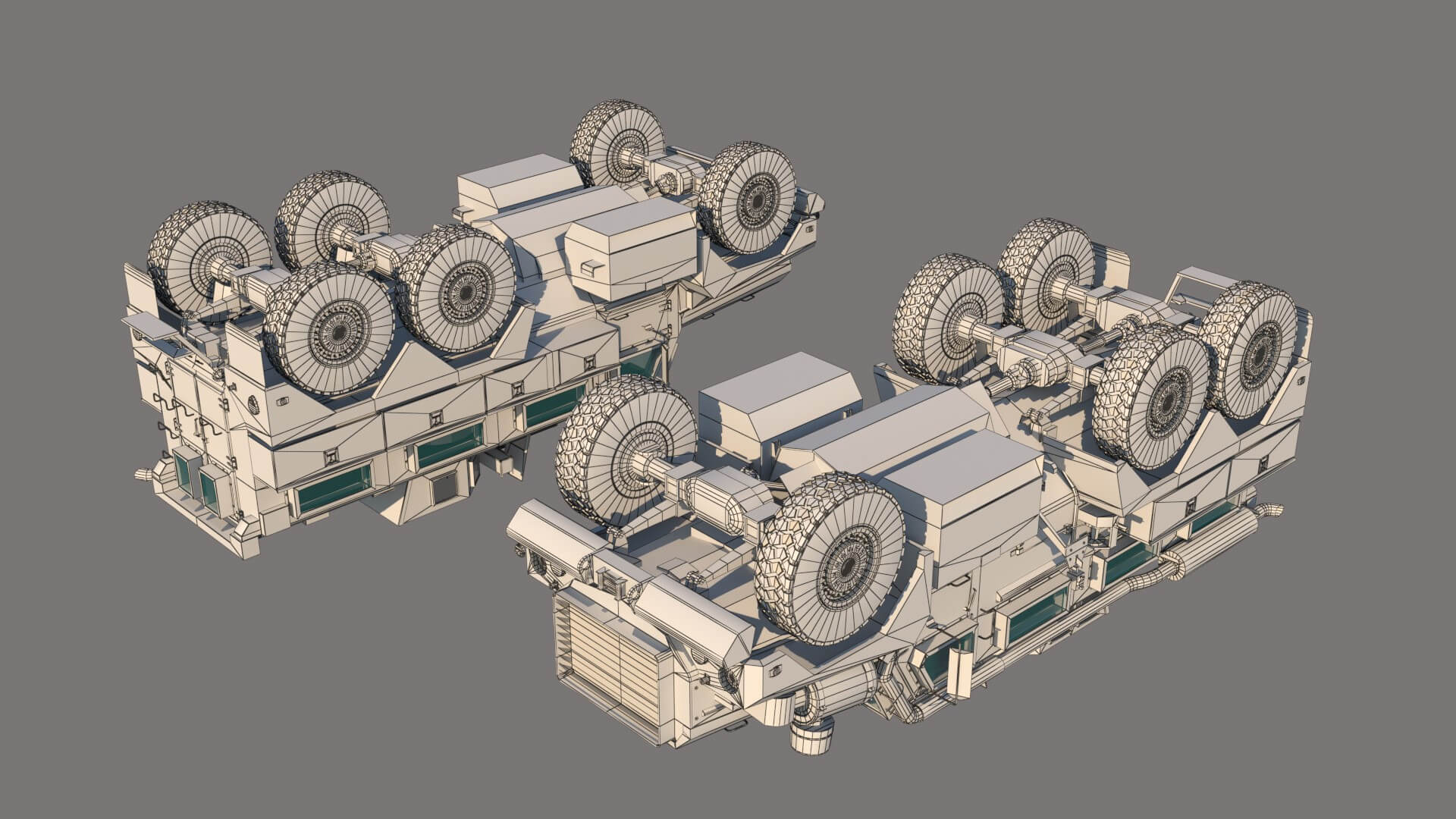 Cougar 6x6 MRAP - 3D Model by citizensnip