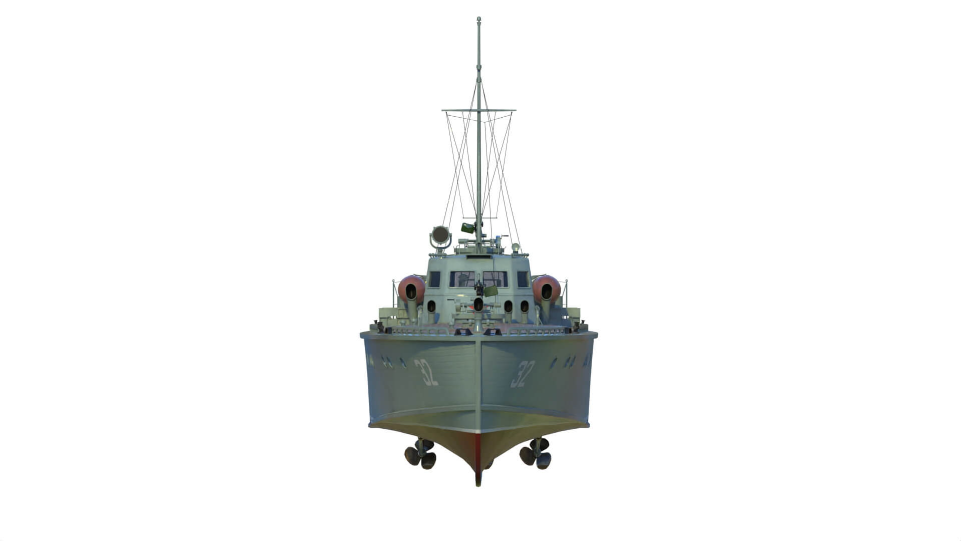 D3 Class Motor Soviet Torpedo Boat - 3D Model by citizensnip