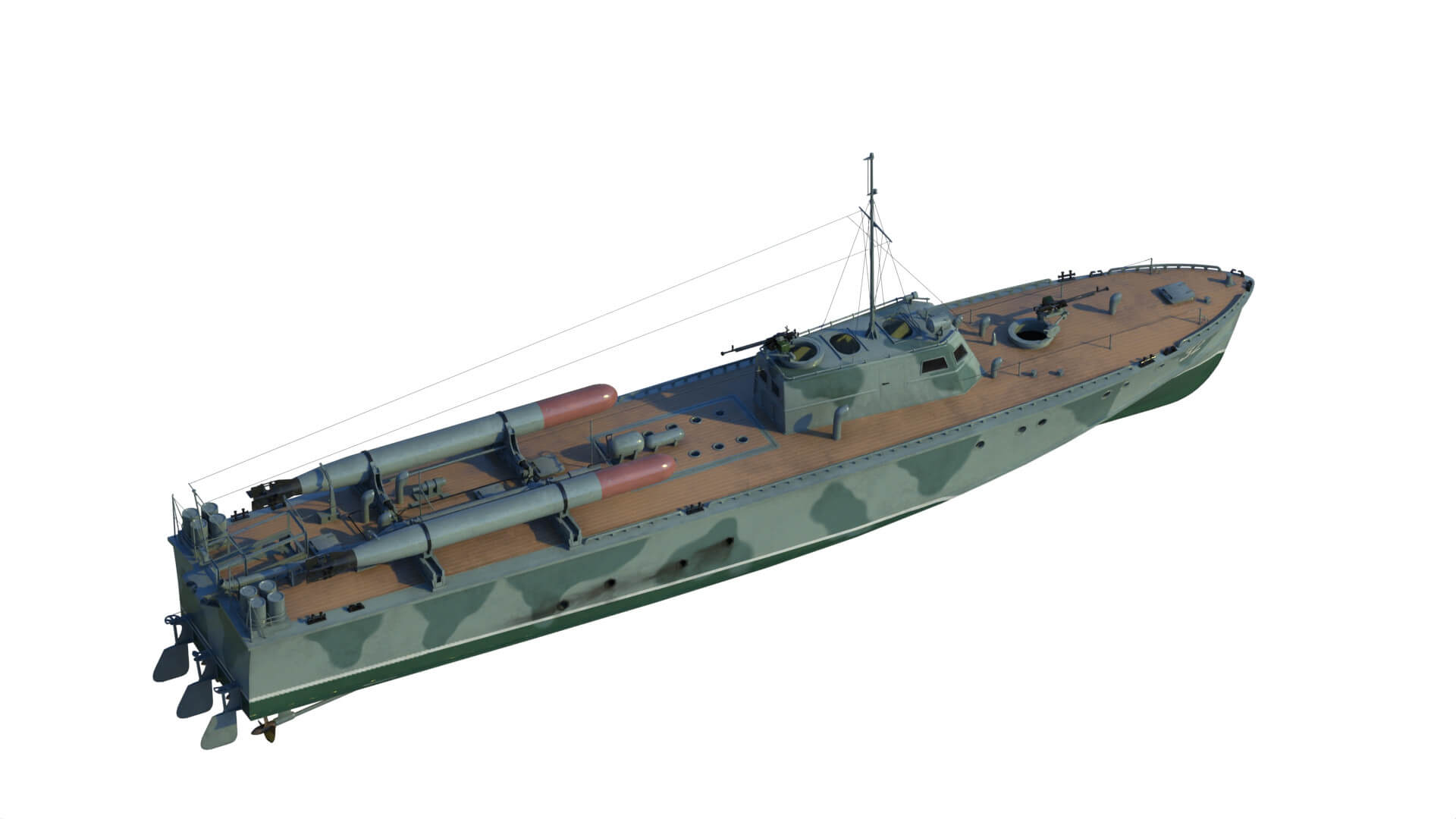 D3 Class Motor Soviet Torpedo Boat - 3D Model by citizensnip