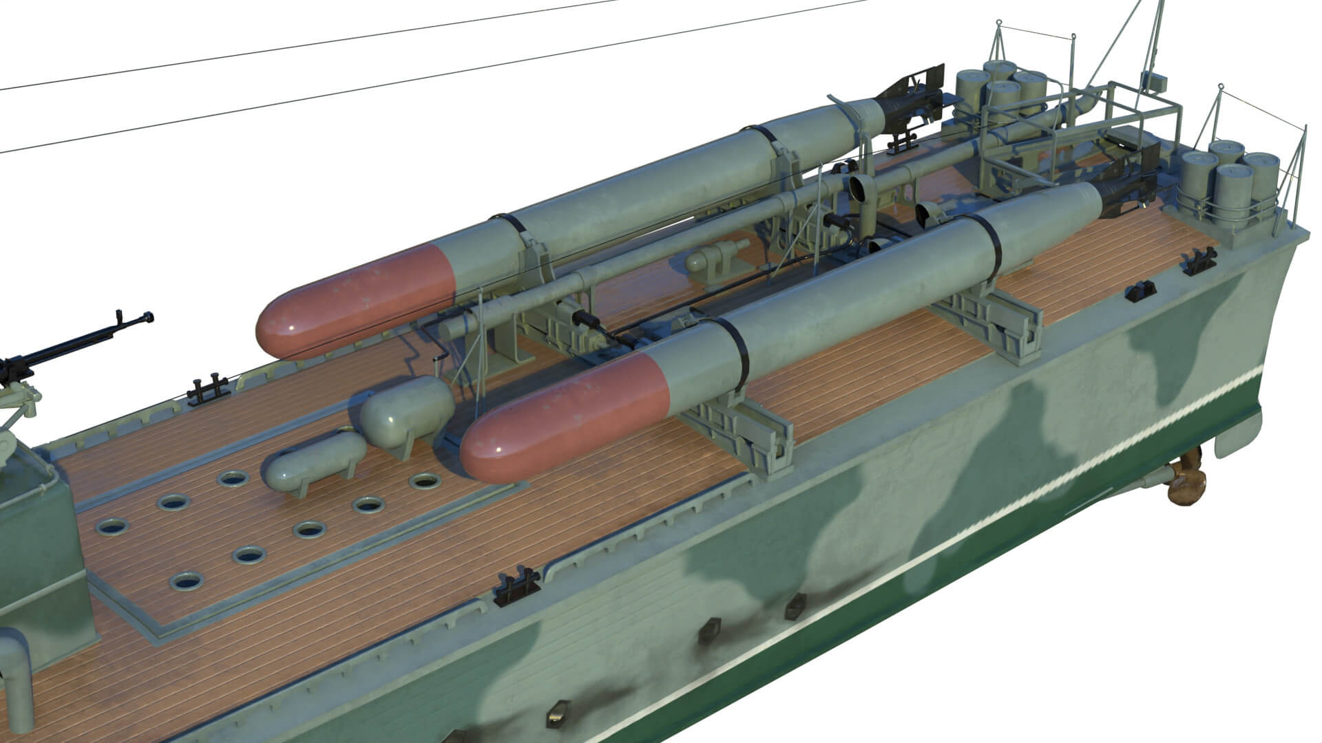 D3 Class Motor Soviet Torpedo Boat - 3D Model by citizensnip