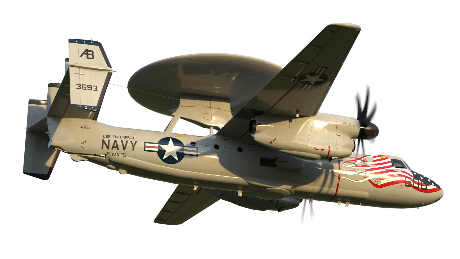 E-2 Hawkeye 3D Model by citizensnip