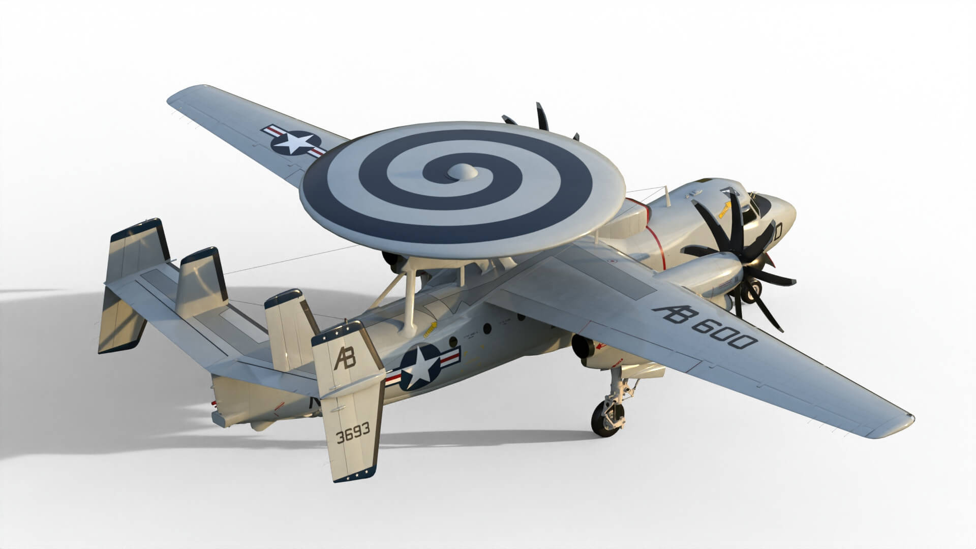 E-2 Hawkeye 3D Model by citizensnip