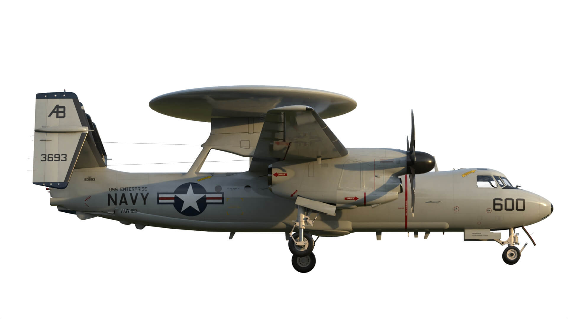 E-2 Hawkeye 3D Model by citizensnip