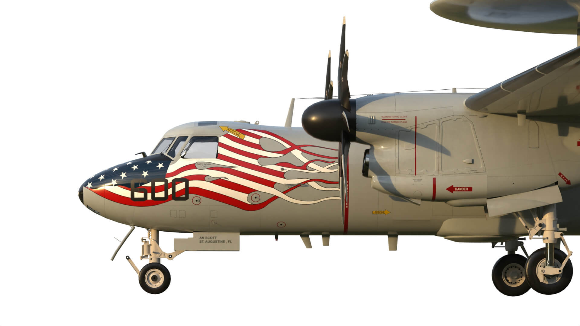E-2 Hawkeye 3D Model by citizensnip