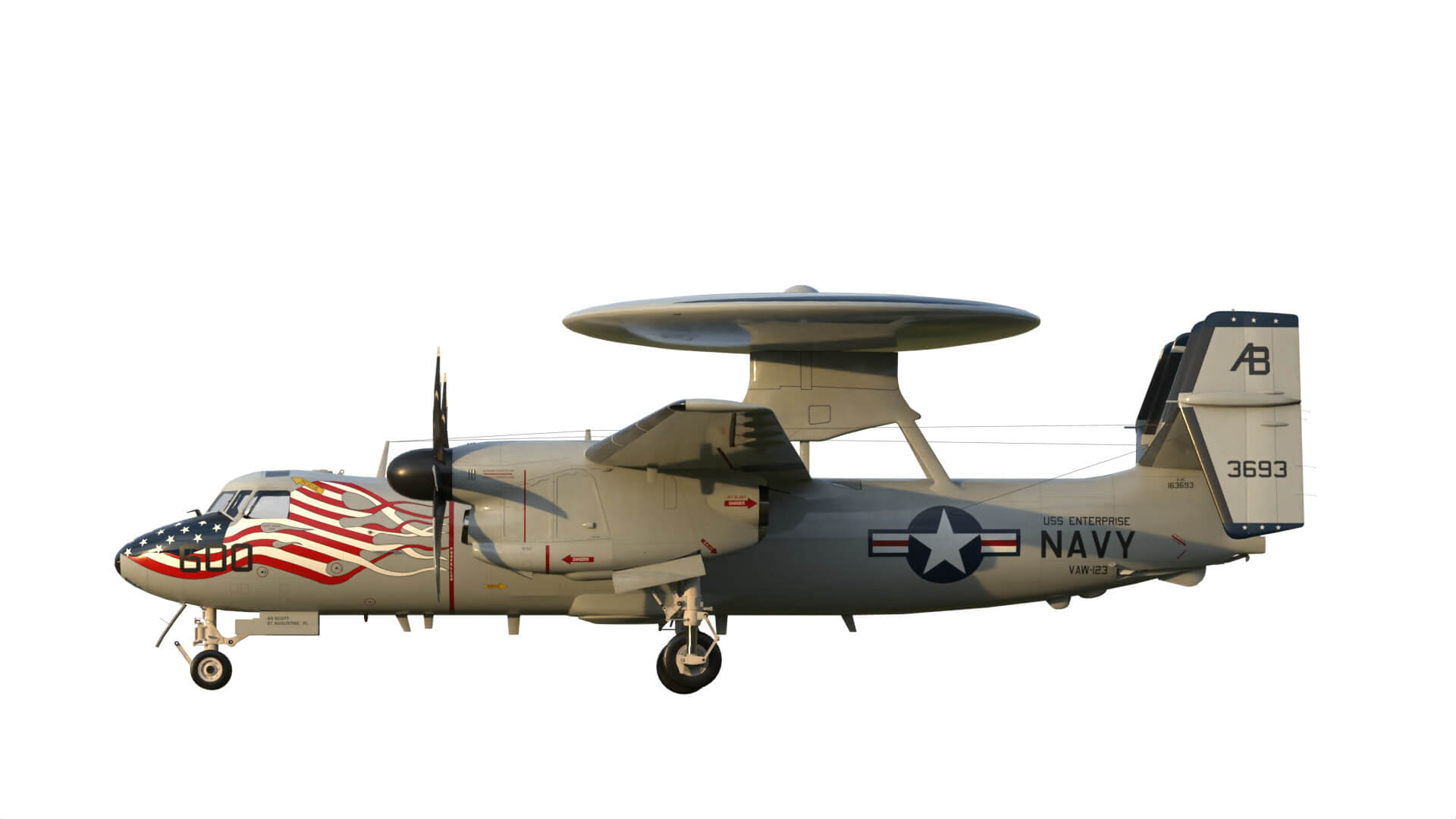 E-2 Hawkeye 3D Model by citizensnip