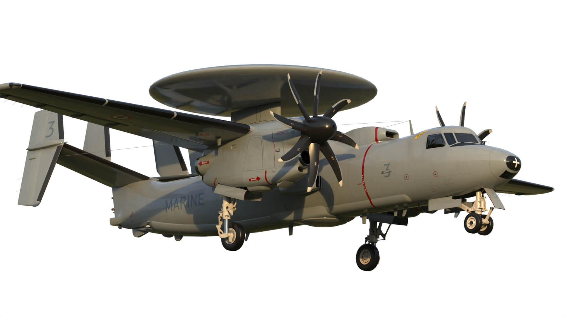 E-2 Hawkeye 3D Model by citizensnip