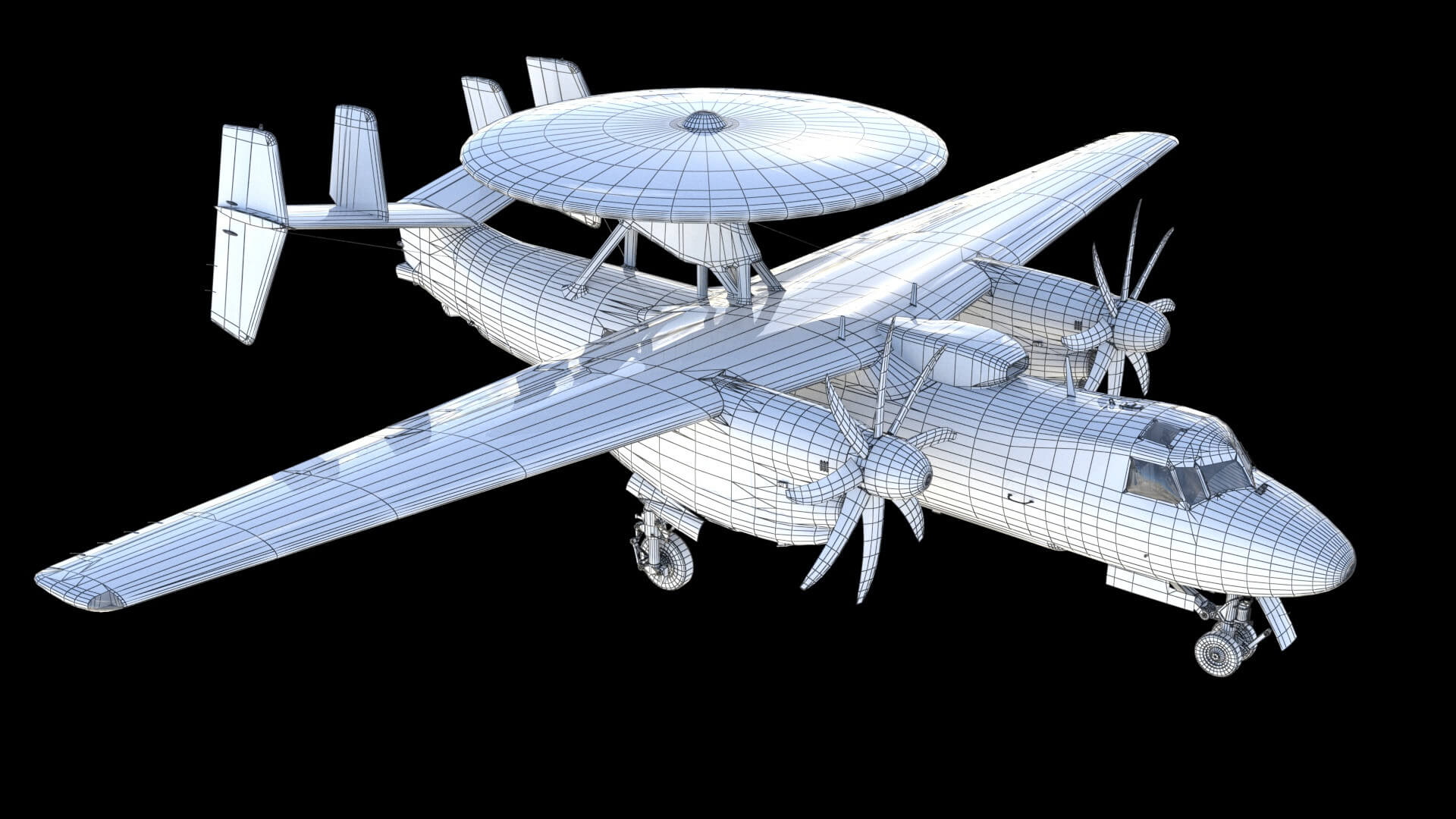 E-2 Hawkeye 3D Model by citizensnip