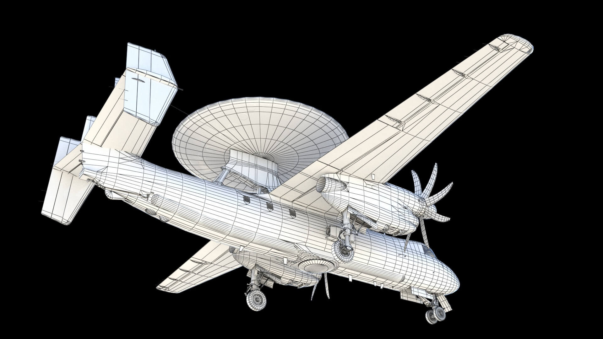 E-2 Hawkeye 3D Model by citizensnip