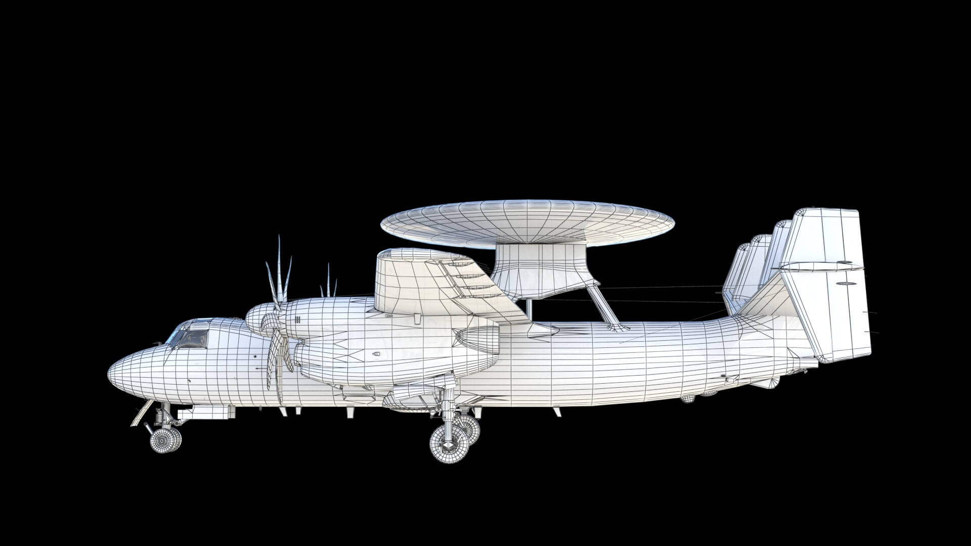 E-2 Hawkeye 3D Model by citizensnip