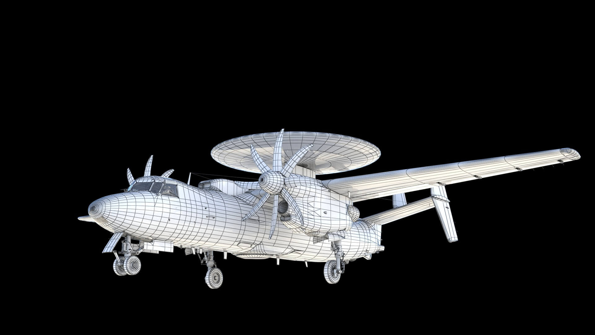 E-2 Hawkeye 3D Model by citizensnip