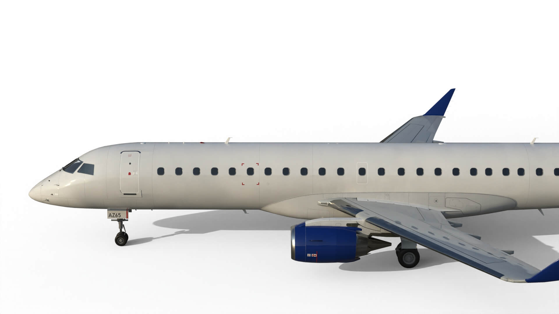Embraer 190 ERJ-190 airliner 3D Model by citizensnip