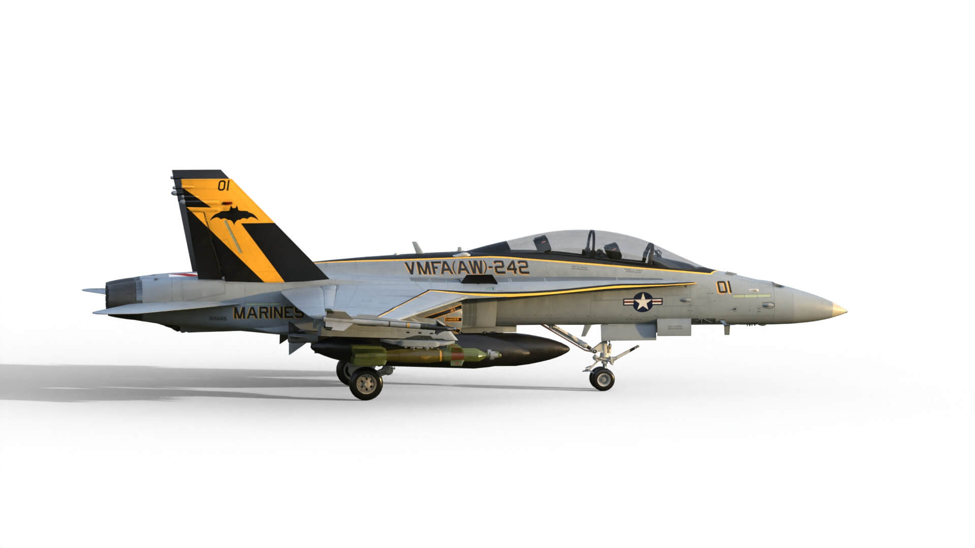 F-18 Hornet Fighter 3D Model by citizensnip
