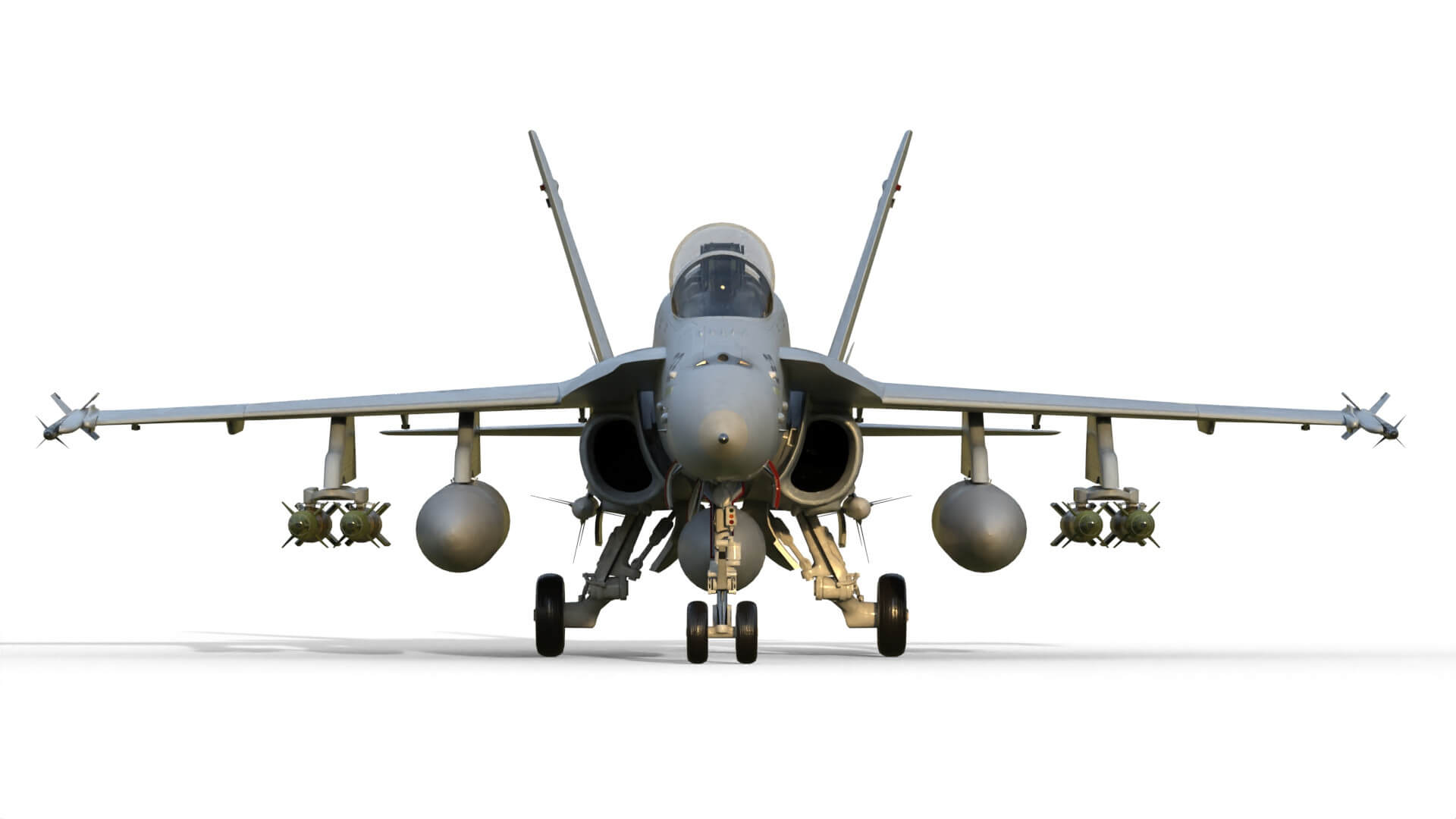 F-18 Hornet Fighter 3D Model by citizensnip