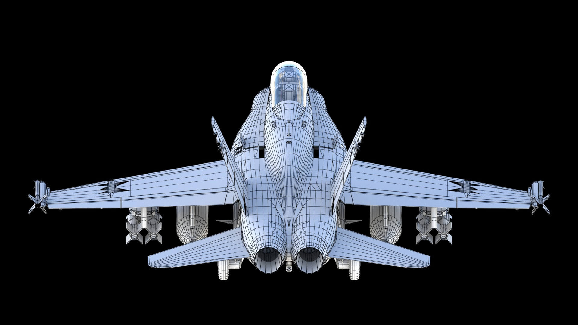 F-18 Hornet Fighter 3D Model by citizensnip