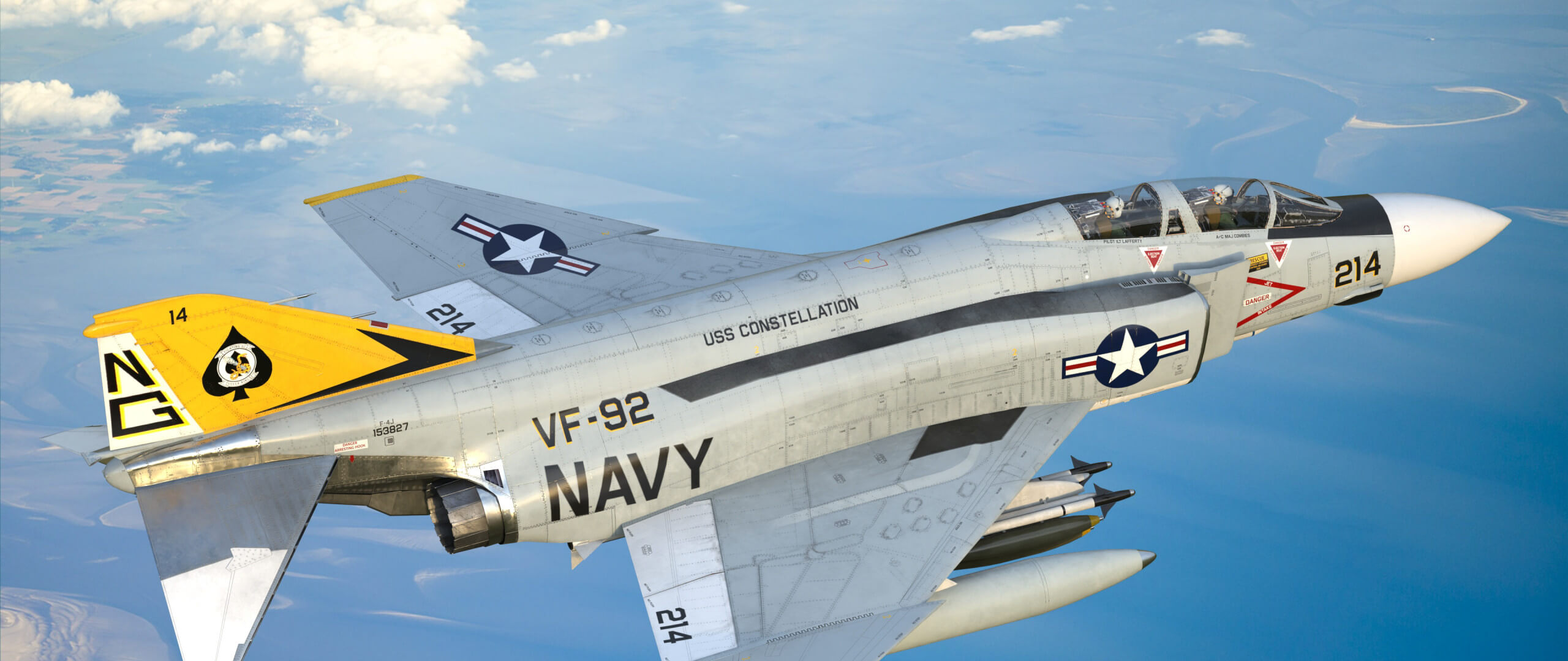 F-4 Phantom Ii 3D Desktop HD Wallpaper