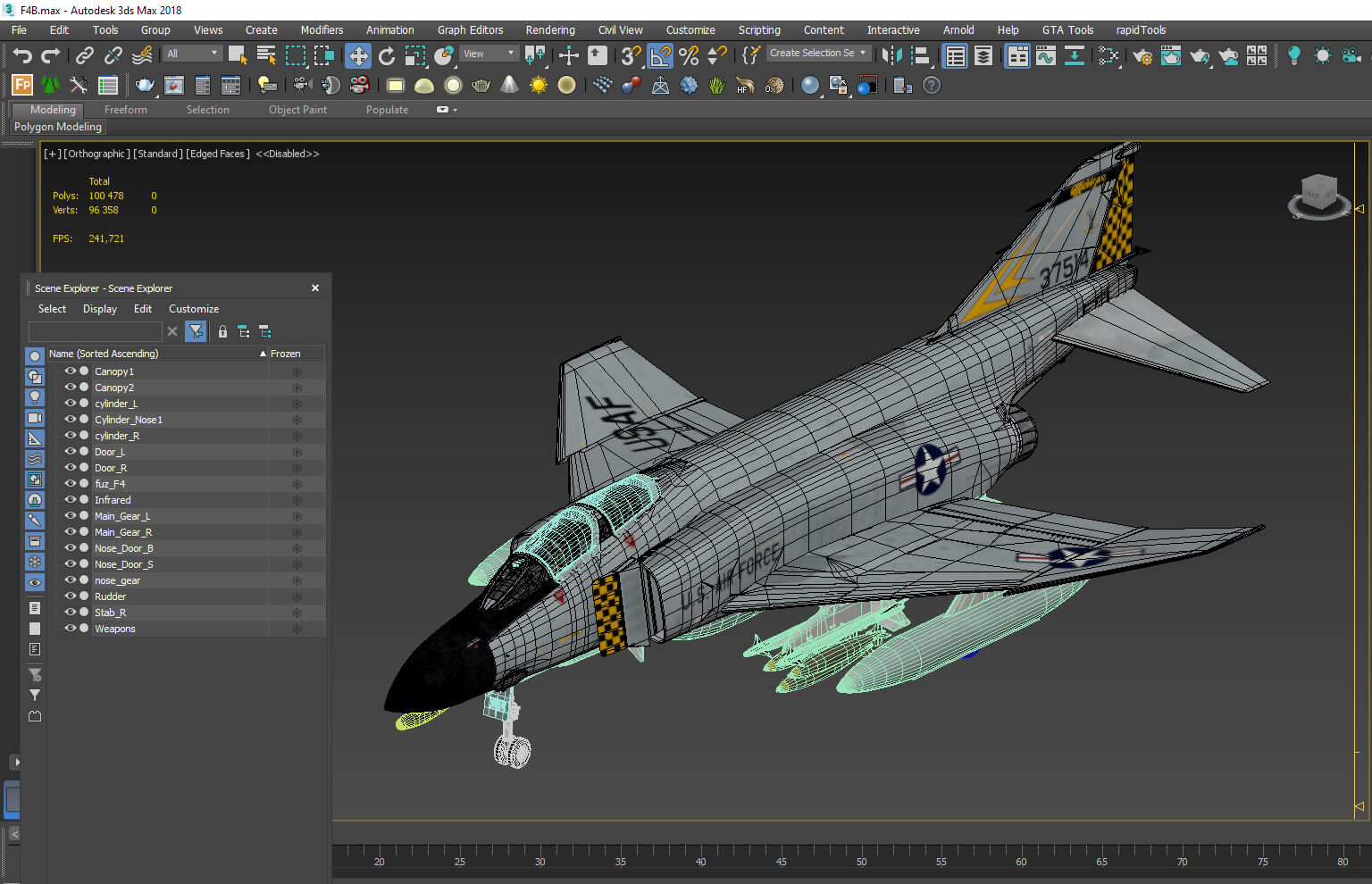 F-4 Phantom 3D Model by citizensnip
