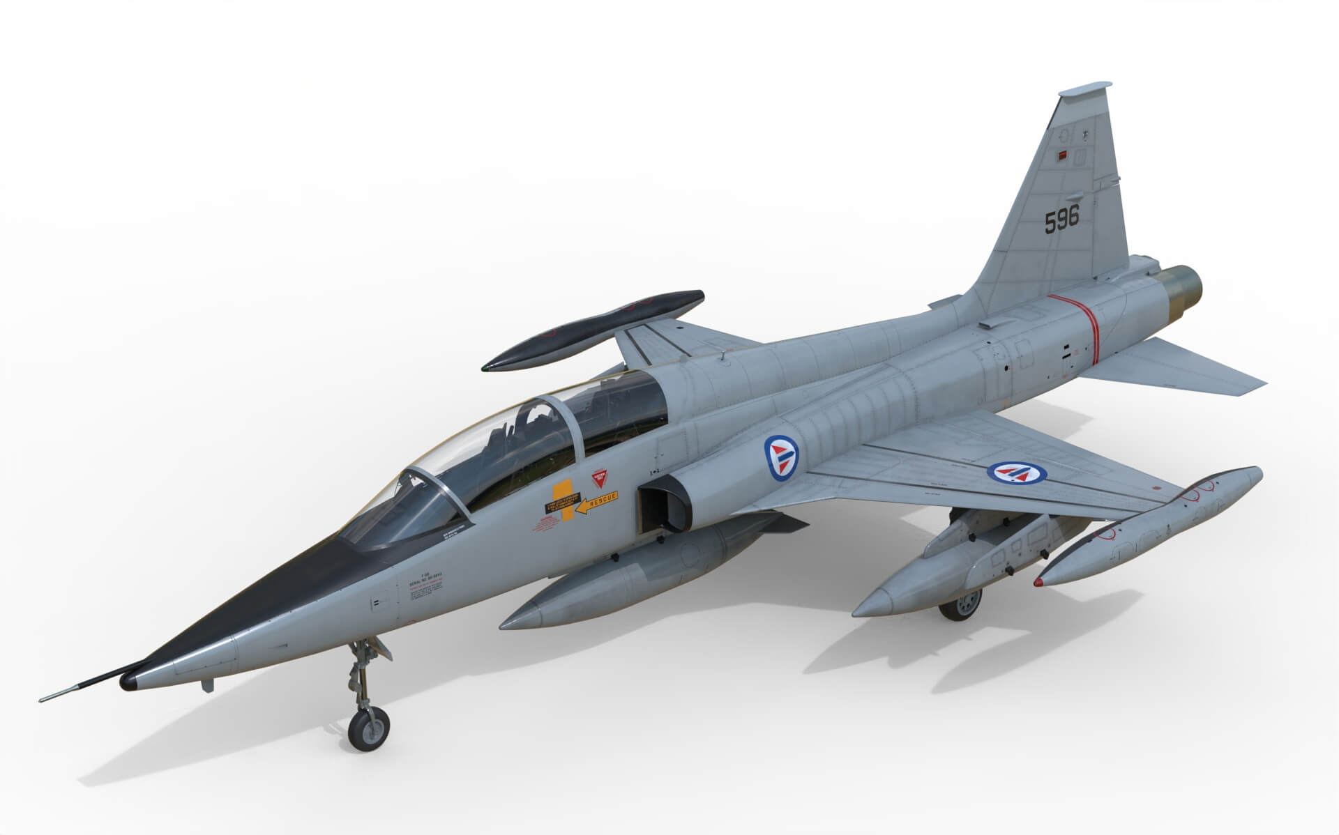 F-5B Freedom Fighter 3D Model by citizensnip