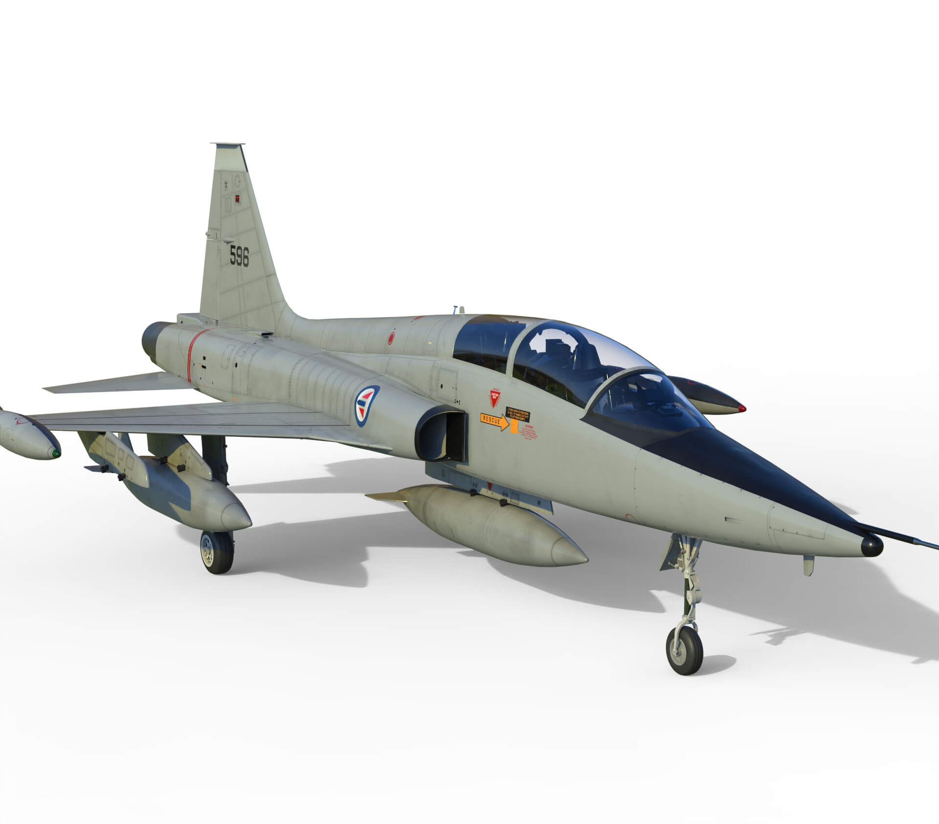 F-5B Freedom Fighter 3D Model by citizensnip
