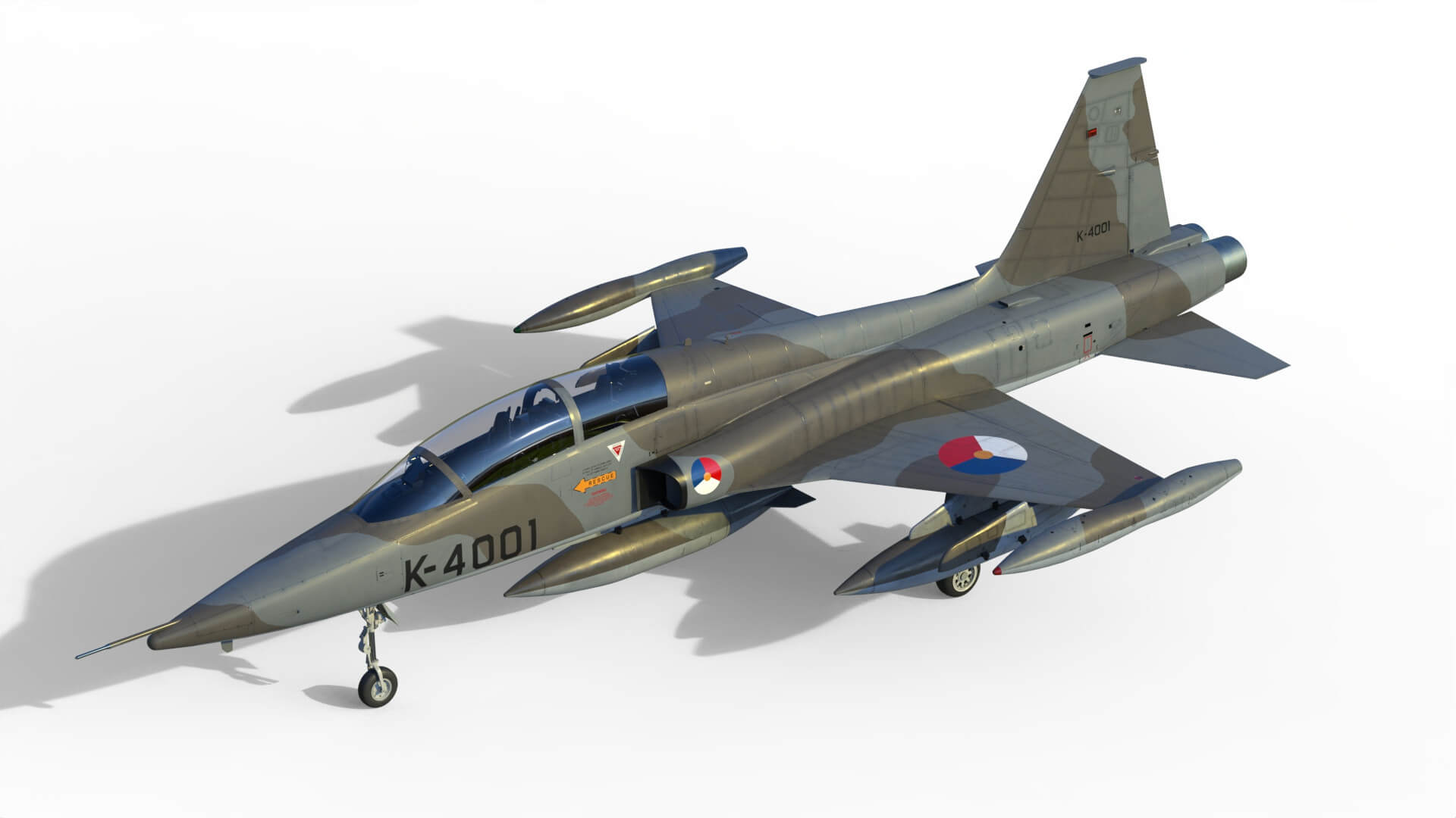 F-5B Freedom Fighter 3D Model by citizensnip