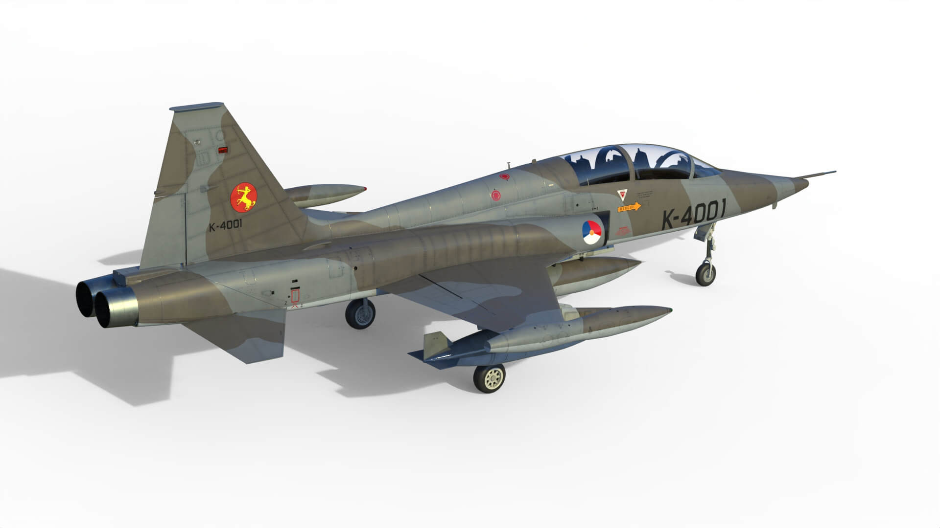 F-5B Freedom Fighter 3D Model by citizensnip