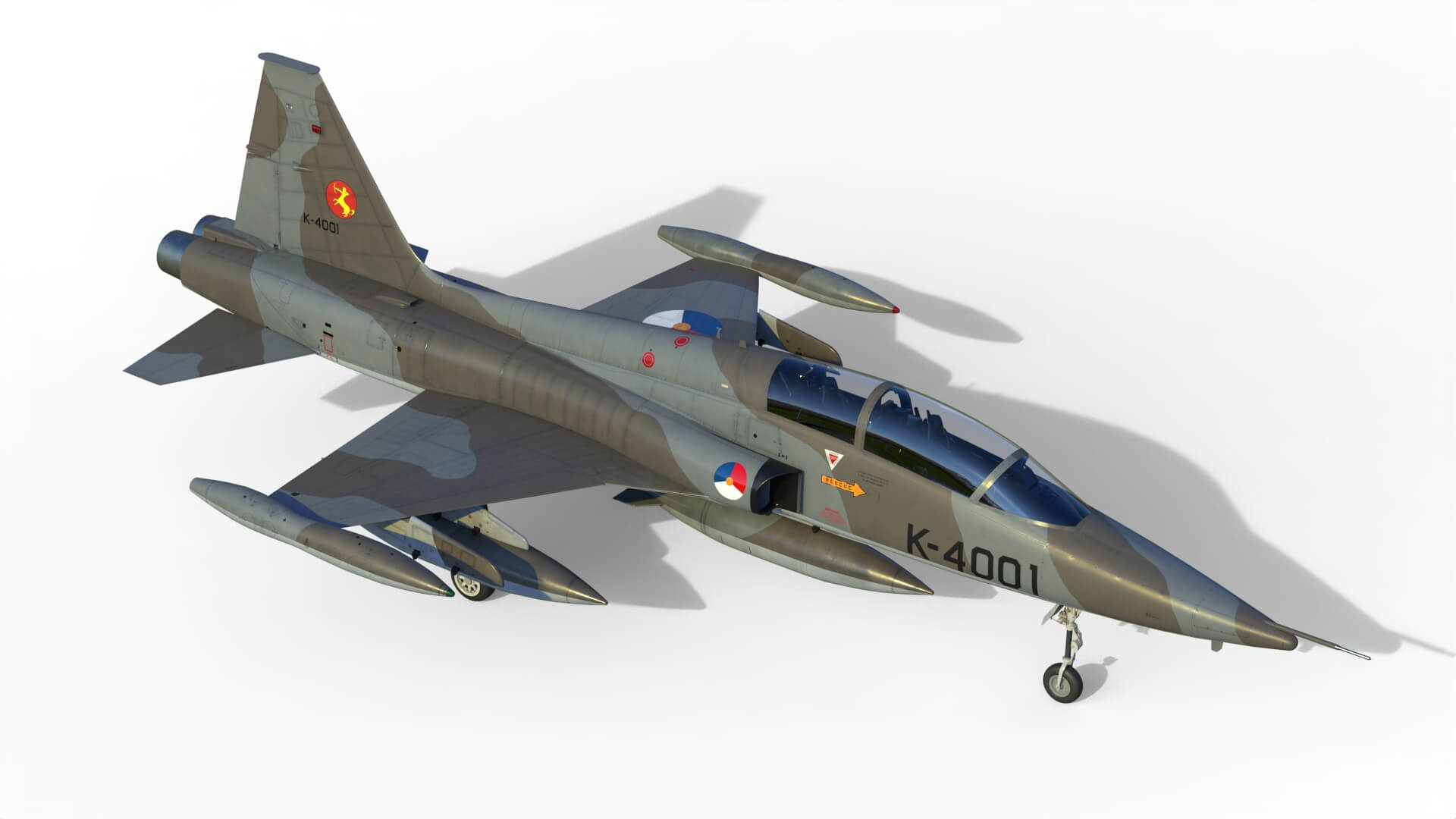 F-5B Freedom Fighter 3D Model by citizensnip