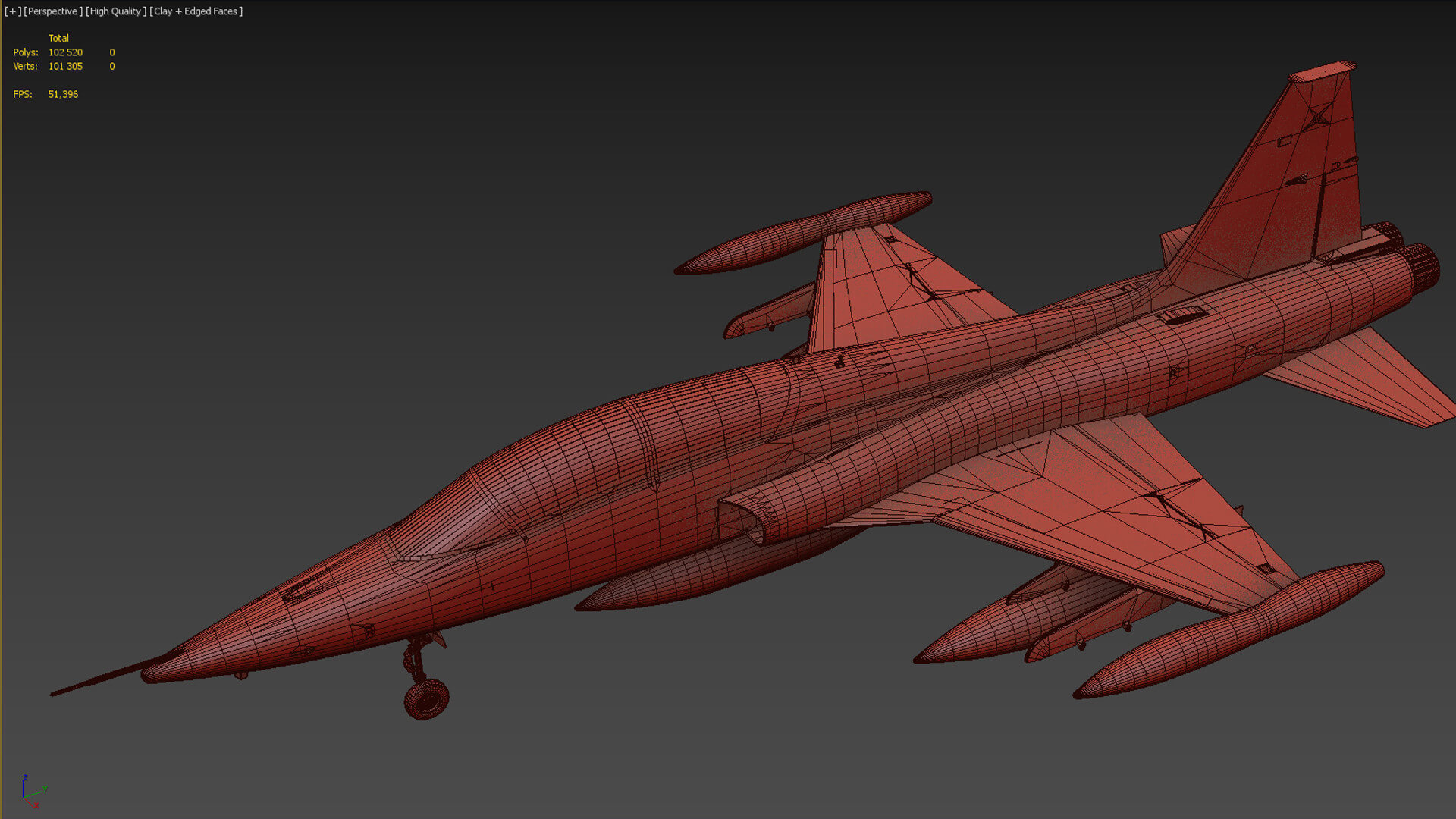 F-5B Freedom Fighter 3D Model by citizensnip