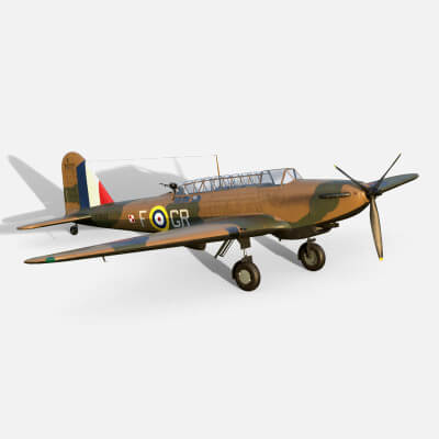 Fairey Battle - 3D Model by citizensnip