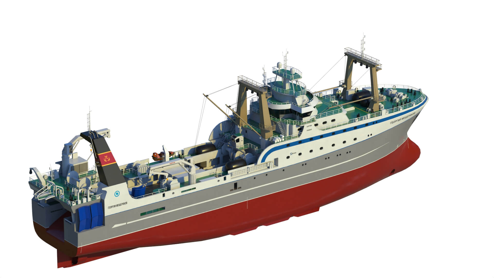 Fishing Trawler - 3D Model by citizensnip