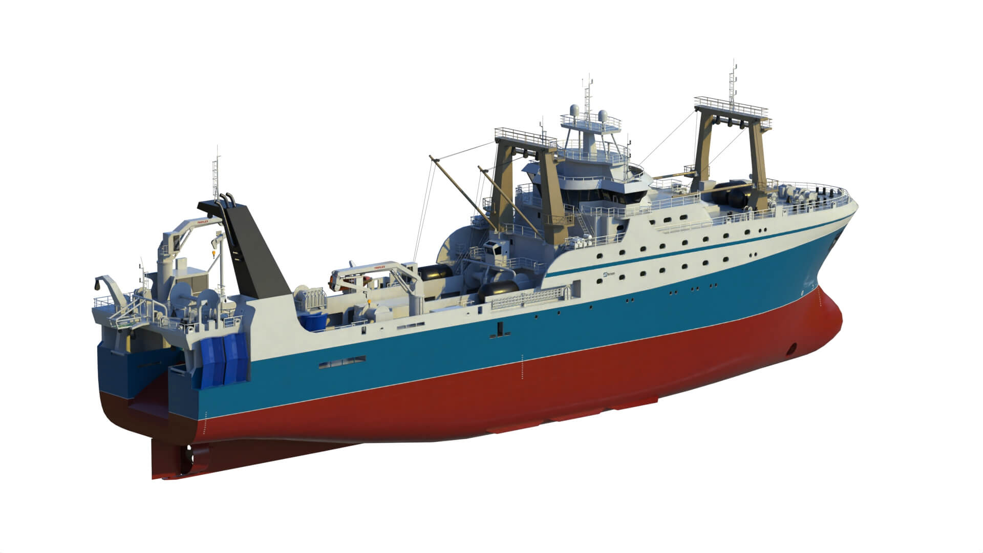 Fishing Trawler - 3D Model by citizensnip