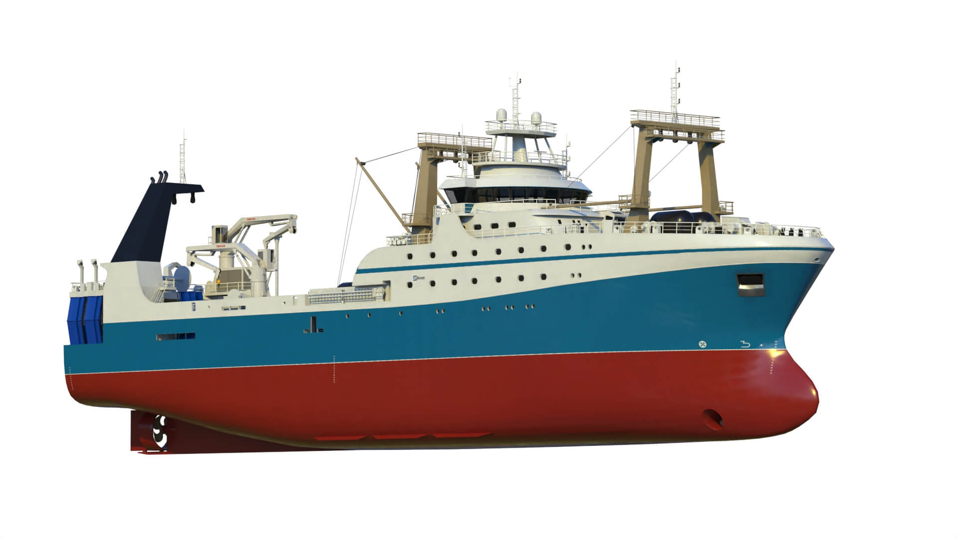 Fishing Trawler - 3D Model by citizensnip