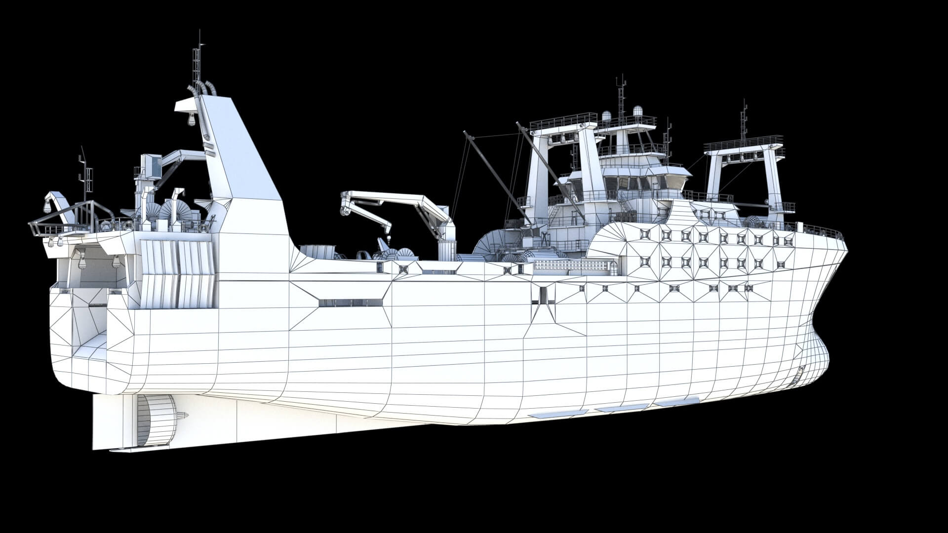 Fishing Trawler - 3D Model by citizensnip