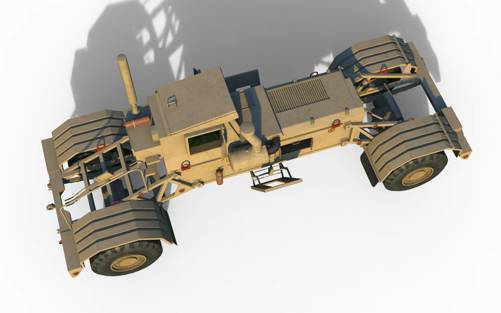 Husky Mine Detection Vehicle - 3D Model by citizensnip