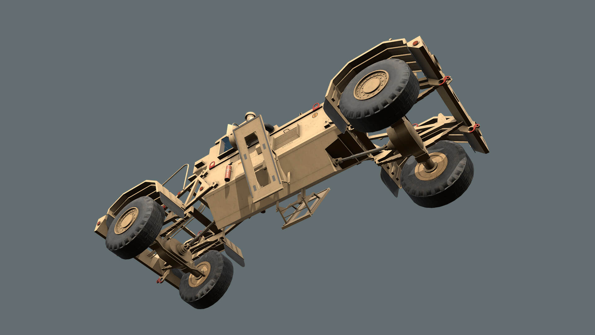 Husky Mine Detection Vehicle - 3D Model by citizensnip