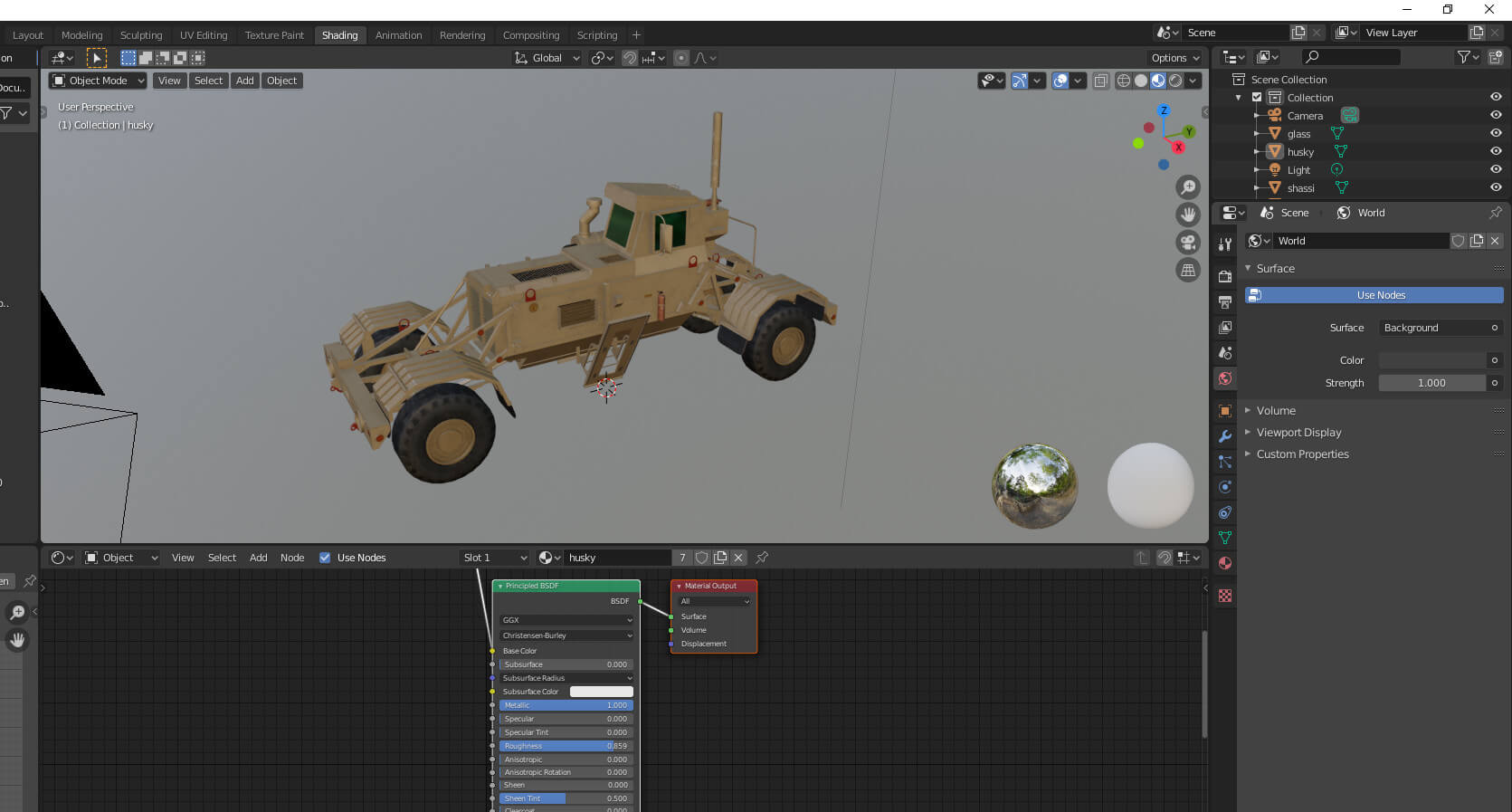 Husky Mine Detection Vehicle - 3D Model by citizensnip