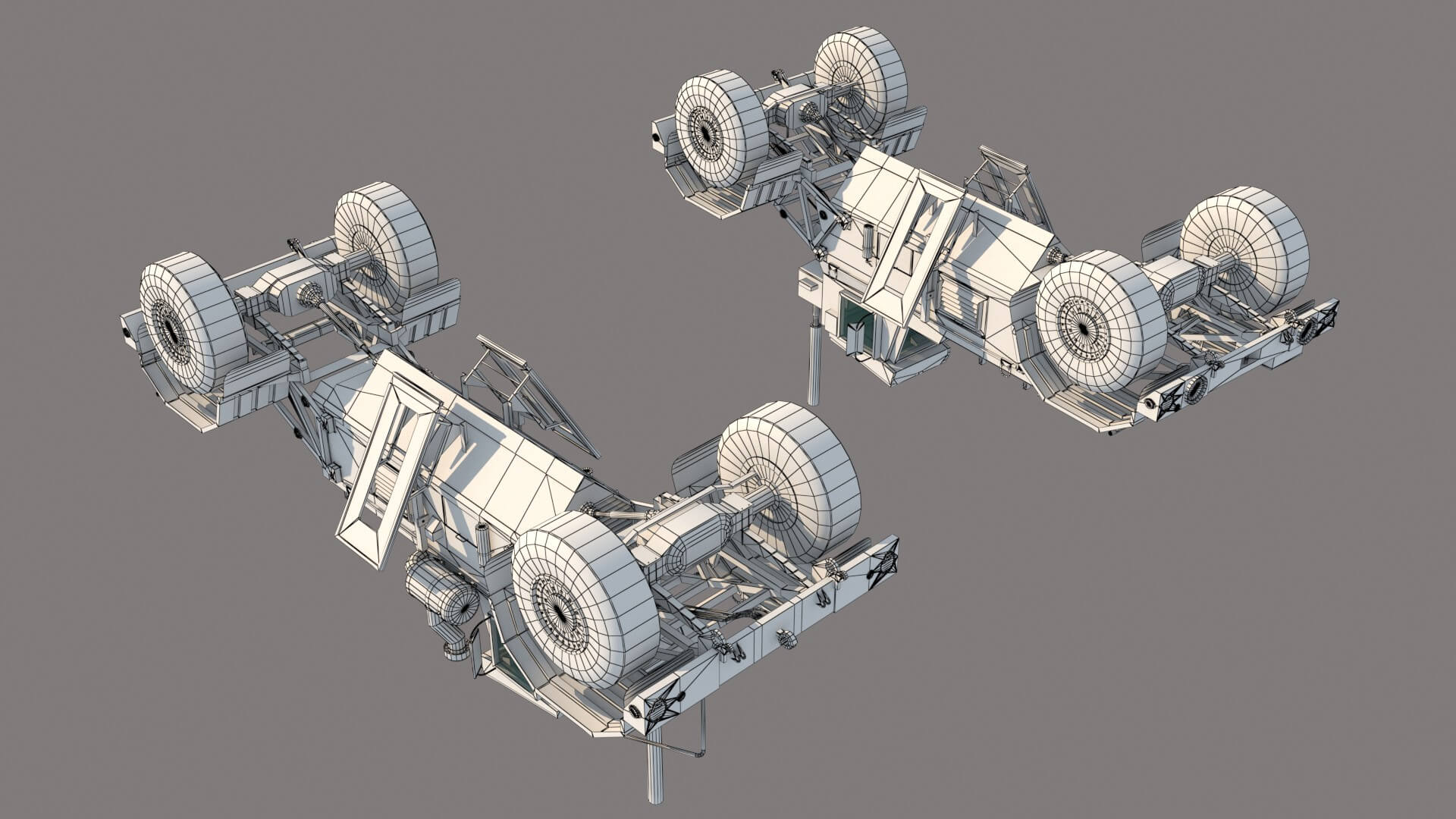 Husky Mine Detection Vehicle - 3D Model by citizensnip