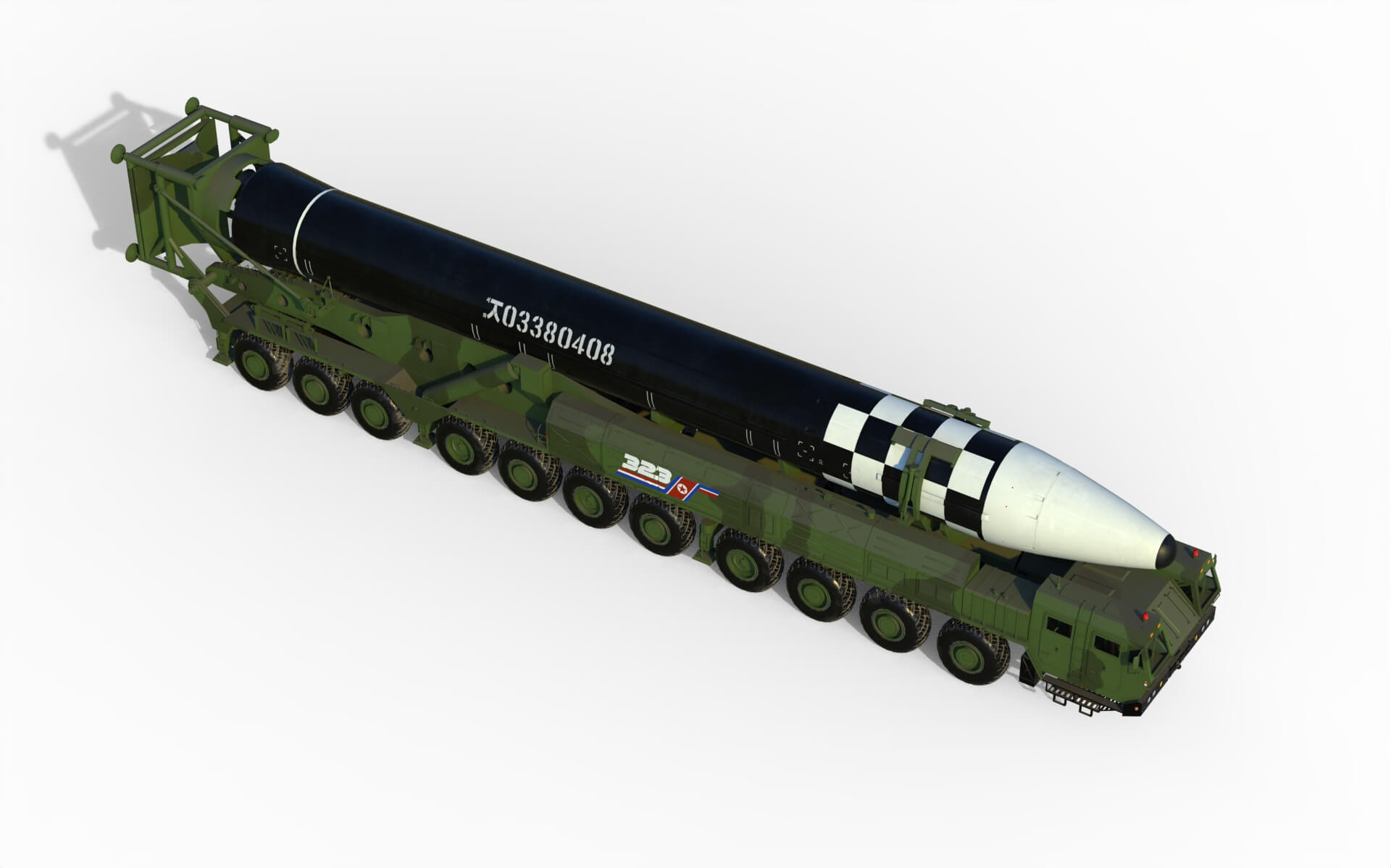 Hwasong 17 Missile Launcher - 3D Model by citizensnip