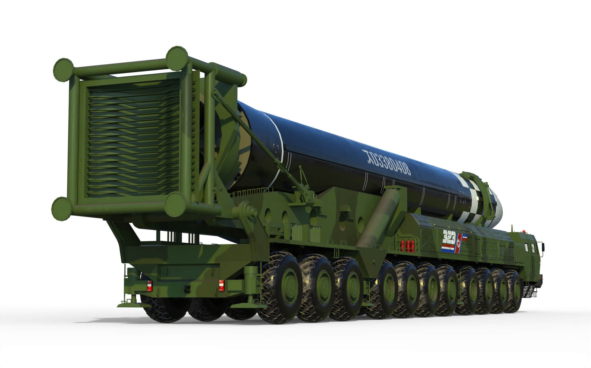 Hwasong 17 Missile Launcher - 3D Model by citizensnip