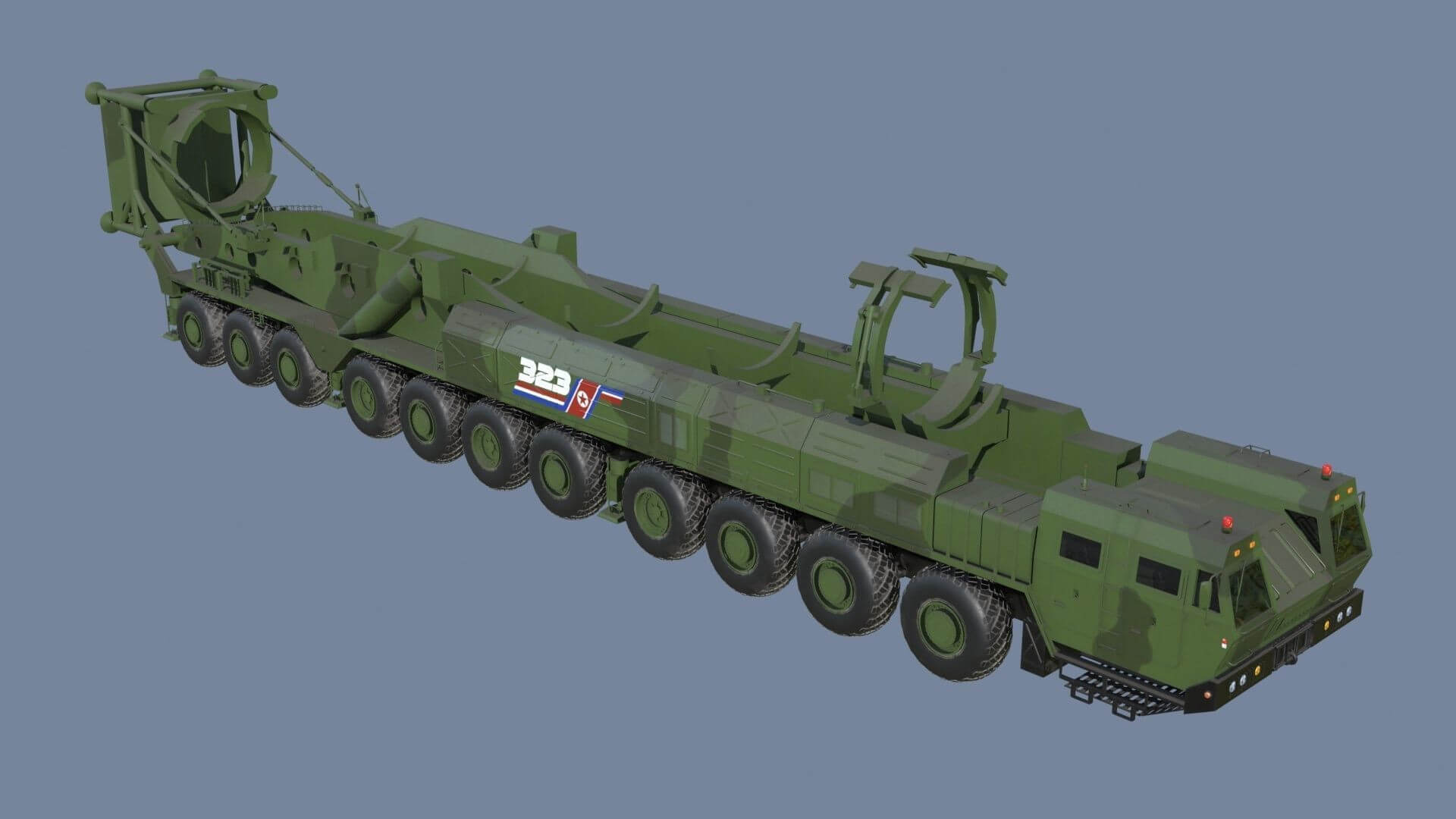 Hwasong 17 Missile Launcher - 3D Model by citizensnip
