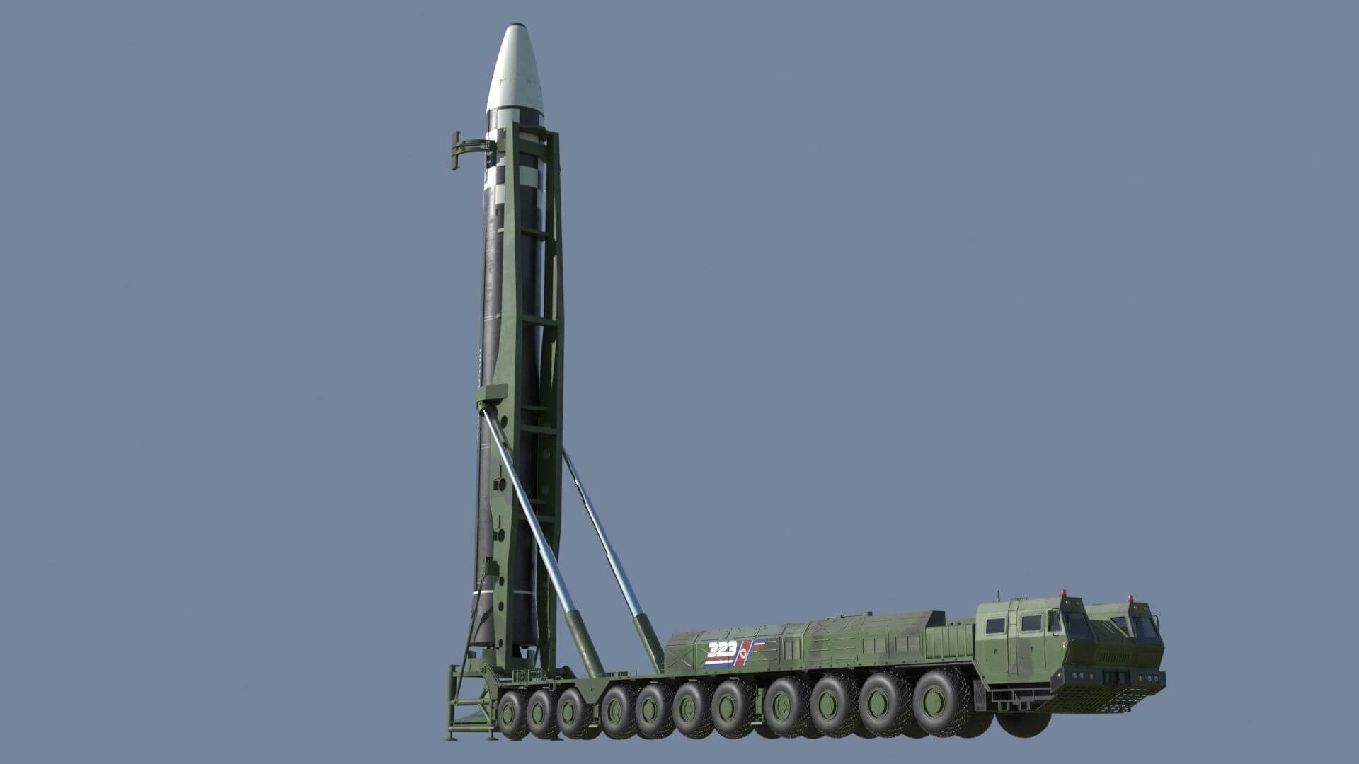 Hwasong 17 Missile Launcher - 3D Model by citizensnip