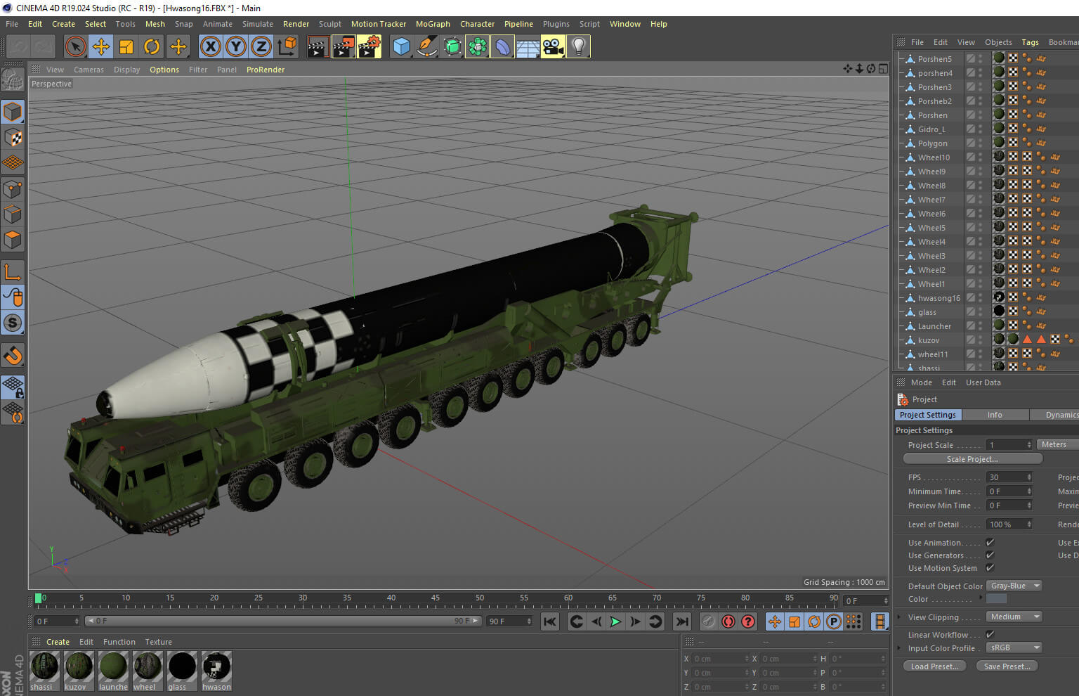 Hwasong 17 Missile Launcher - 3D Model by citizensnip