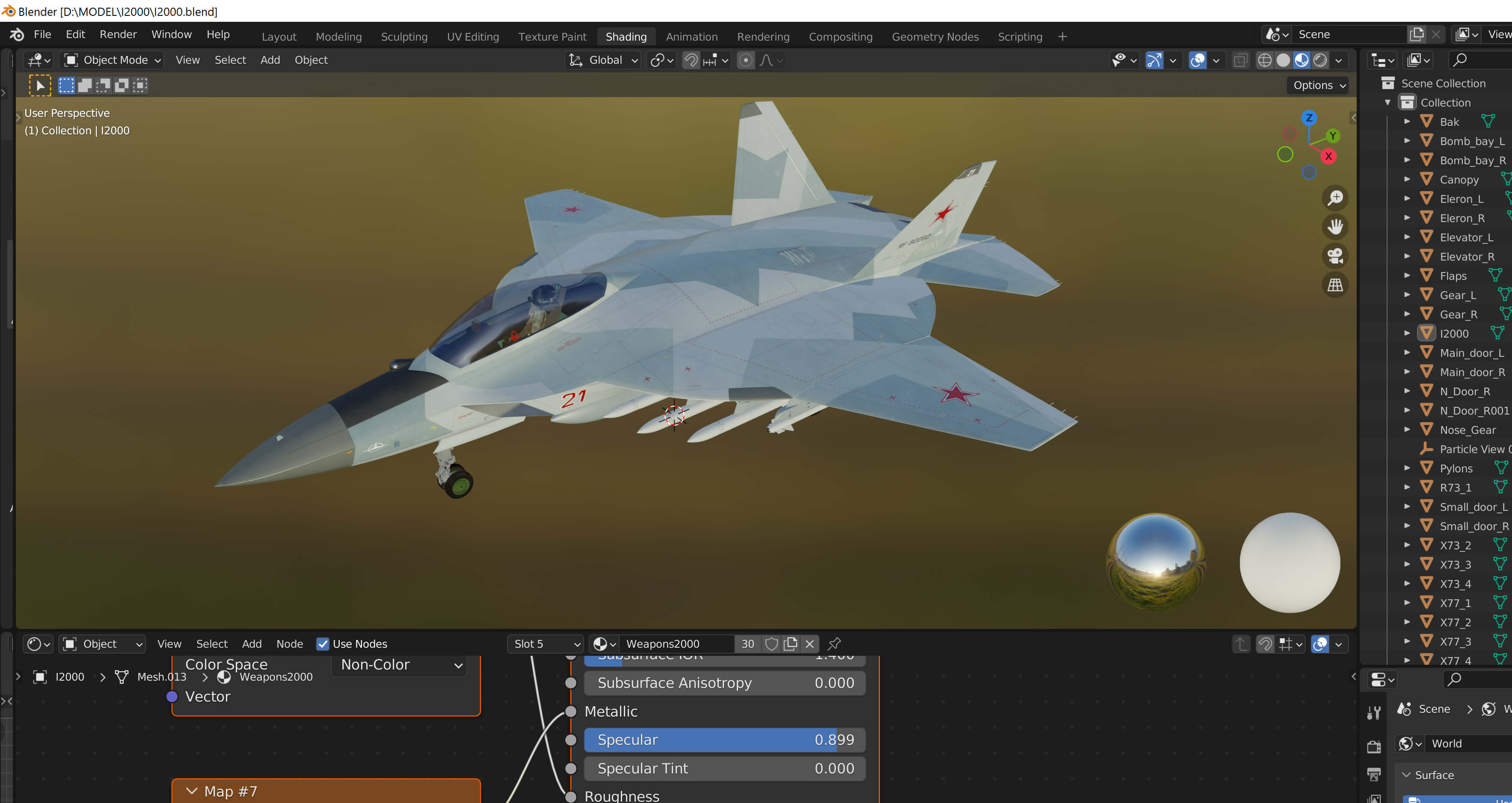 I-2000 Lfs Integral-2010 Figter Jet 3D Model by citizensnip