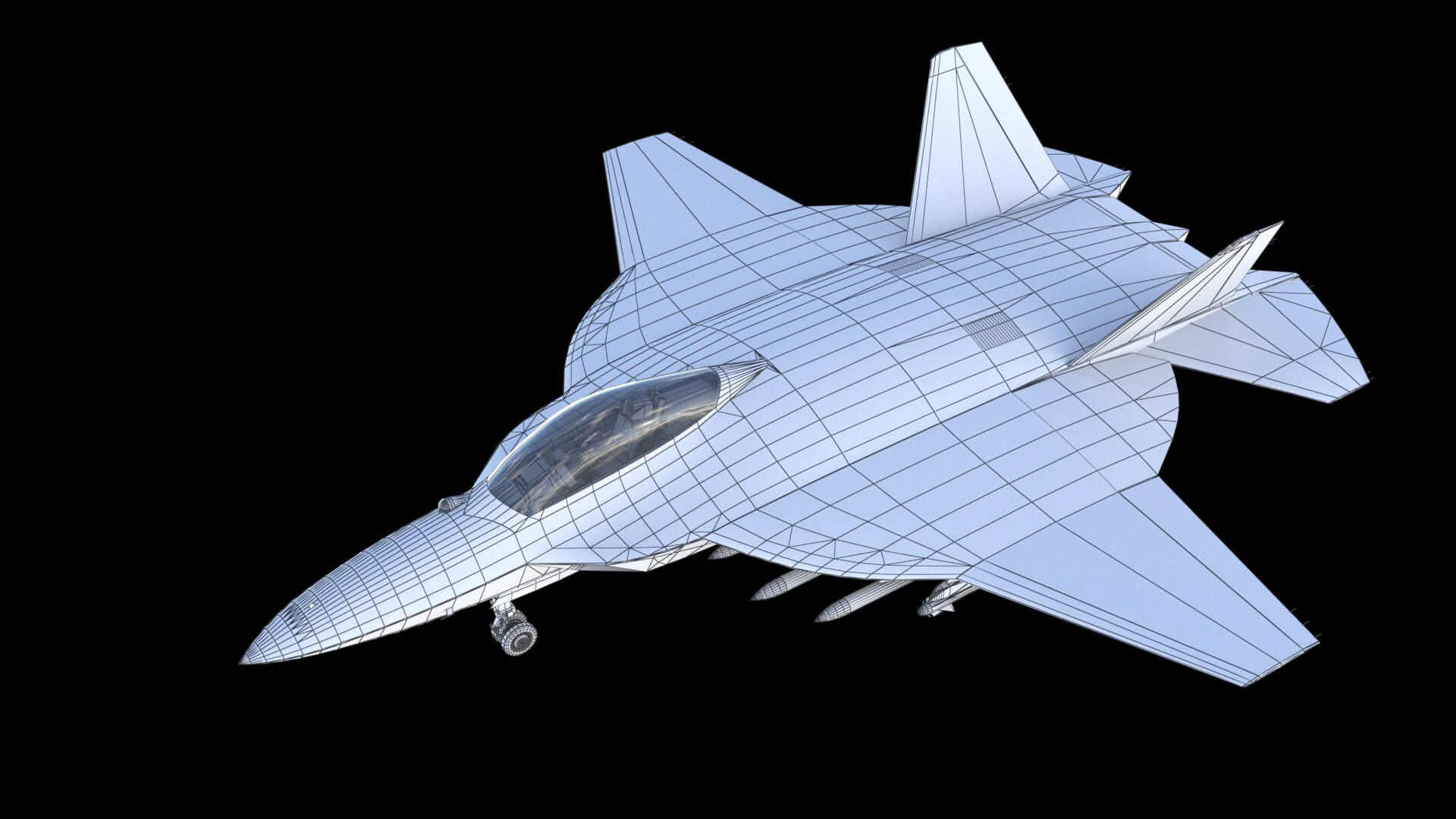 I-2000 Lfs Integral-2010 Figter Jet 3D Model by citizensnip