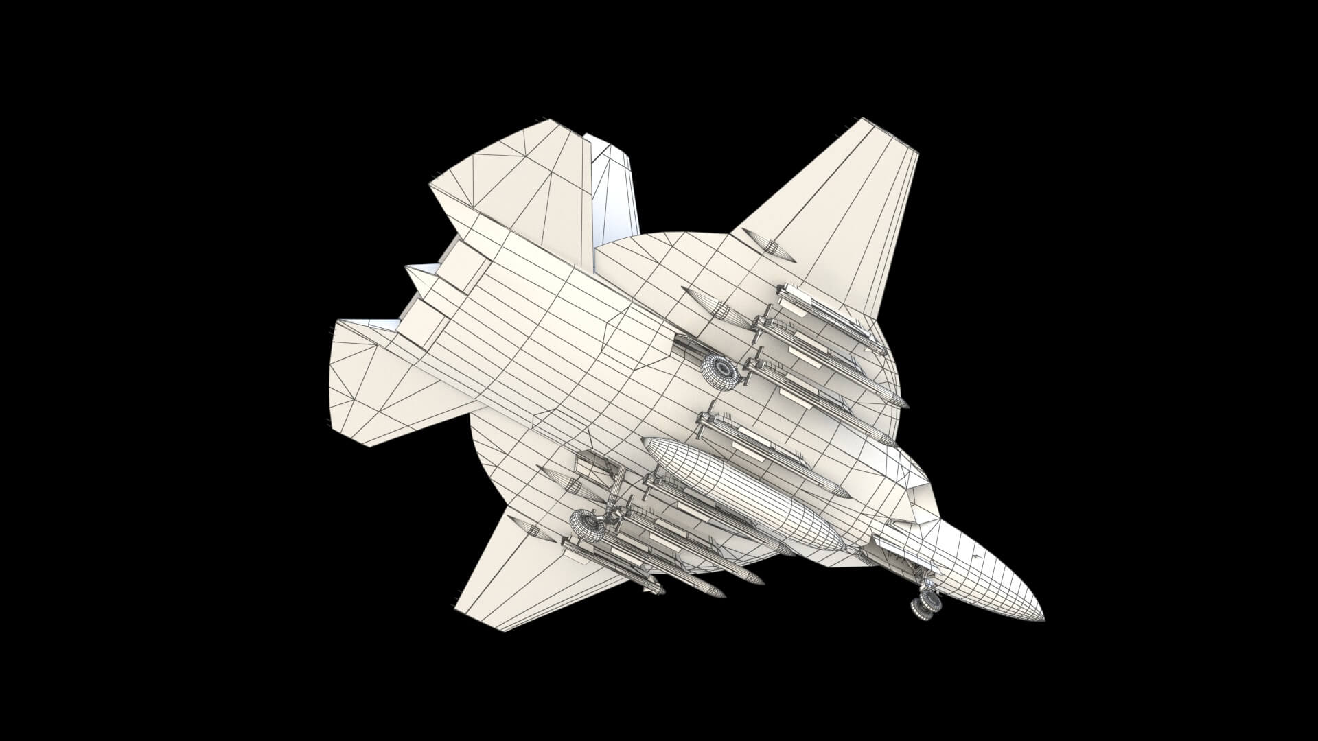 I-2000 Lfs Integral-2010 Figter Jet 3D Model by citizensnip
