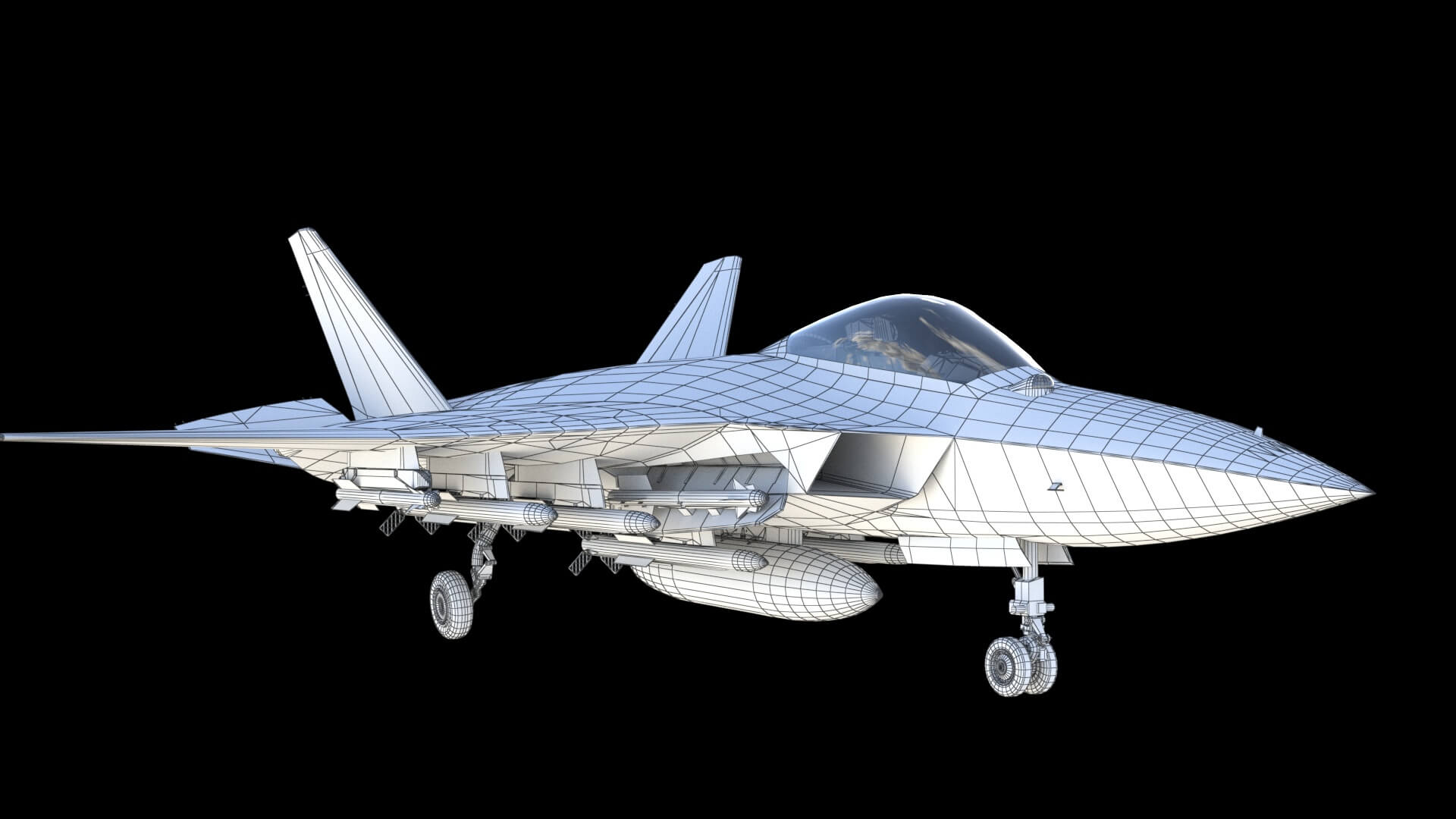 I-2000 Lfs Integral-2010 Figter Jet 3D Model by citizensnip