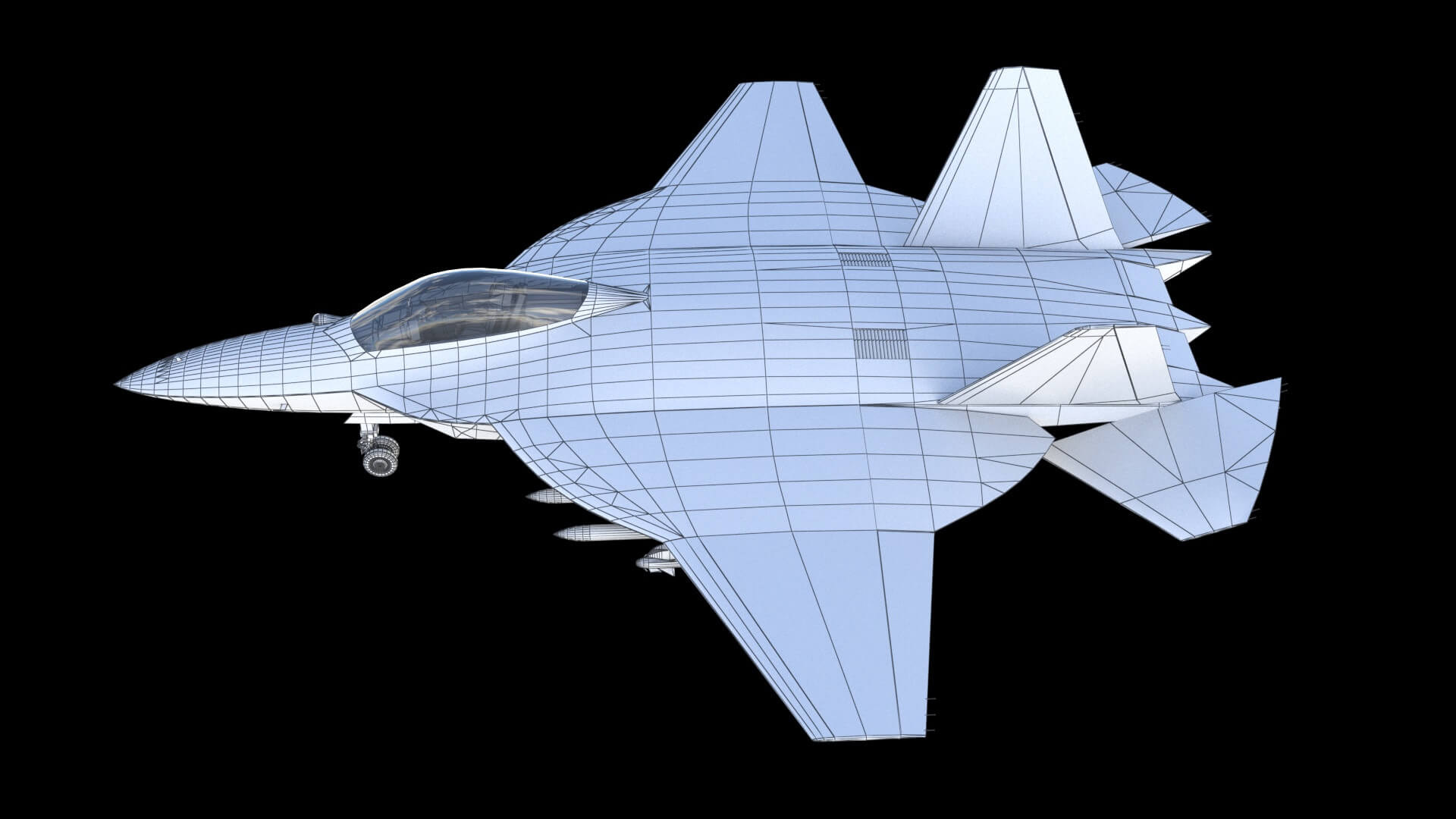 I-2000 Lfs Integral-2010 Figter Jet 3D Model by citizensnip
